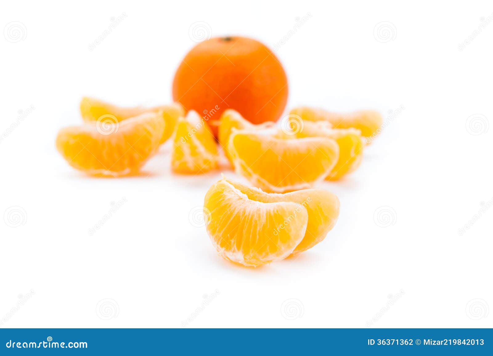 Slices of mandarin stock photo. Image of mandarine, cooking - 36371362