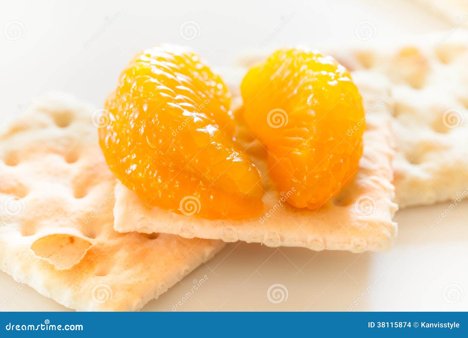 Slices of Mandarin with Cookies Stock Photo - Image of green, orange ...