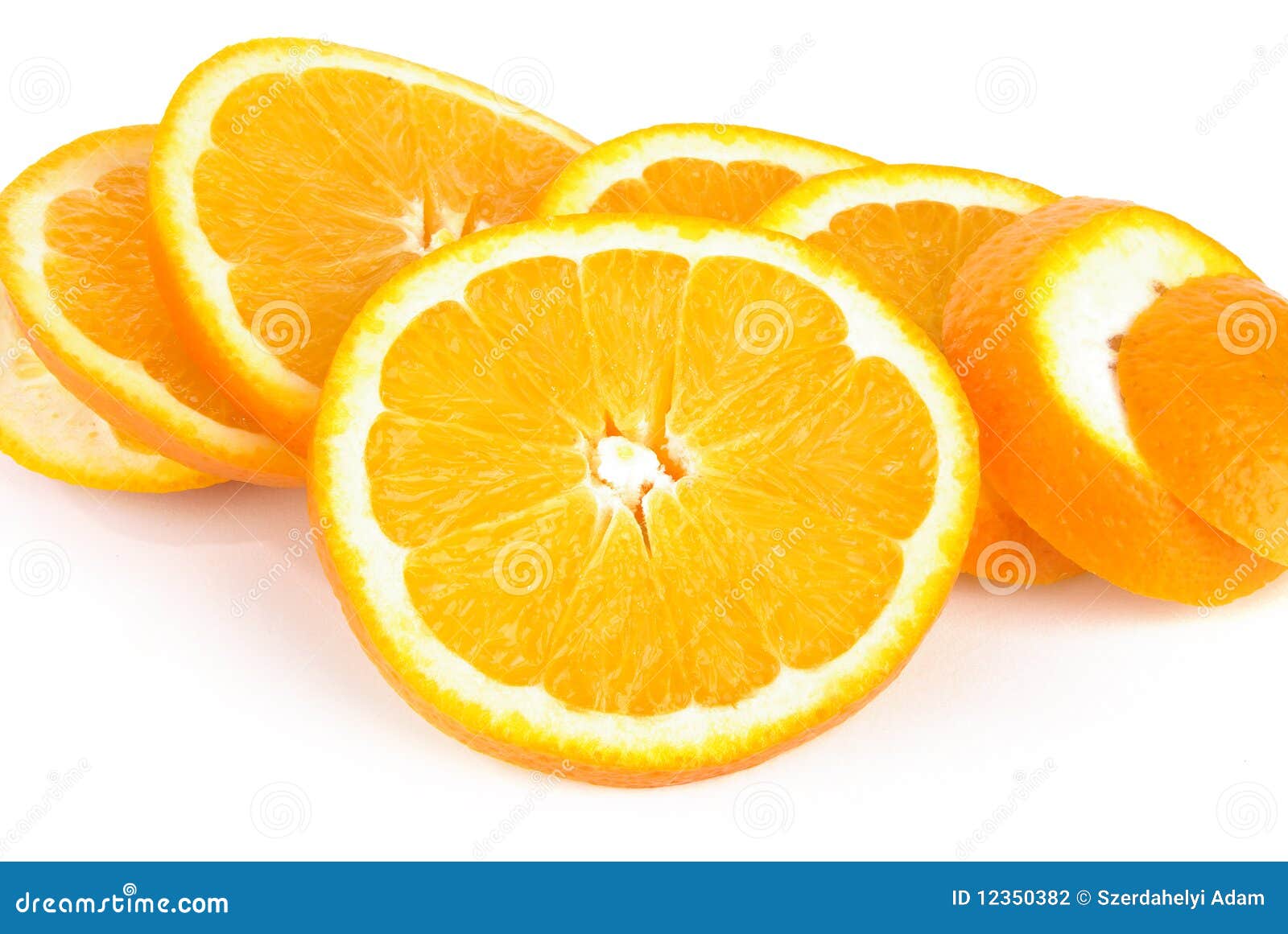Slices of orange stock photo. Image of close, oranges - 12350382