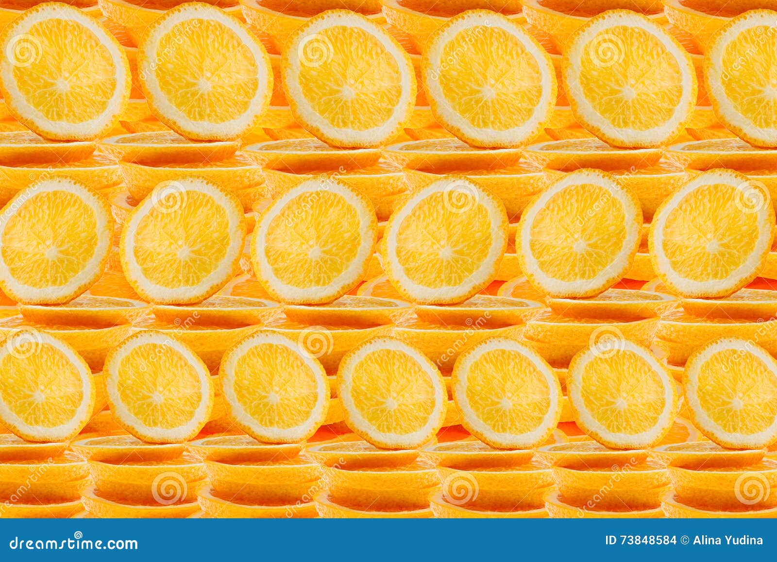 Slices of Orange. Repeating Orange Pattern. Pattern. Macro Stock Photo ...
