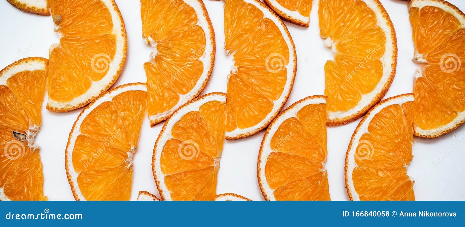 Slices of Oranges - Delicious Edible Background Border. Stock Photo ...