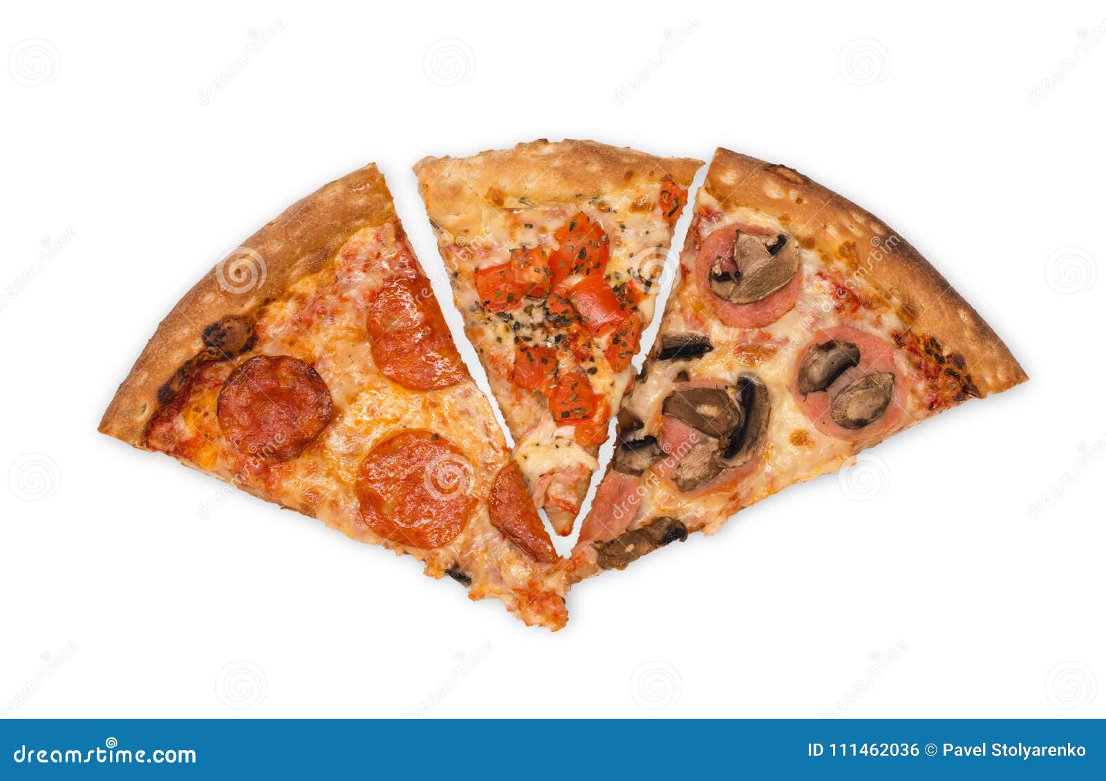 3 Slices of Pizza Isolated on White Stock Photo - Image of background ... 3 Slices of Pizza Isolated on White Stock Photo - Image of background ...