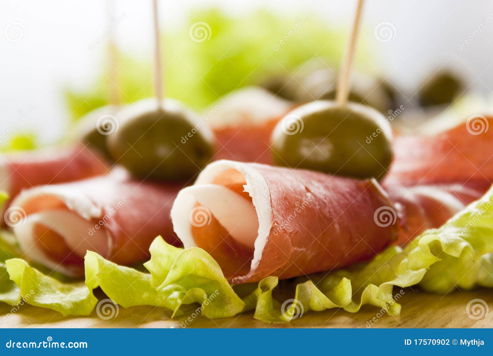 Slices of prosciutto stock photo. Image of lunch, closeup - 17570902