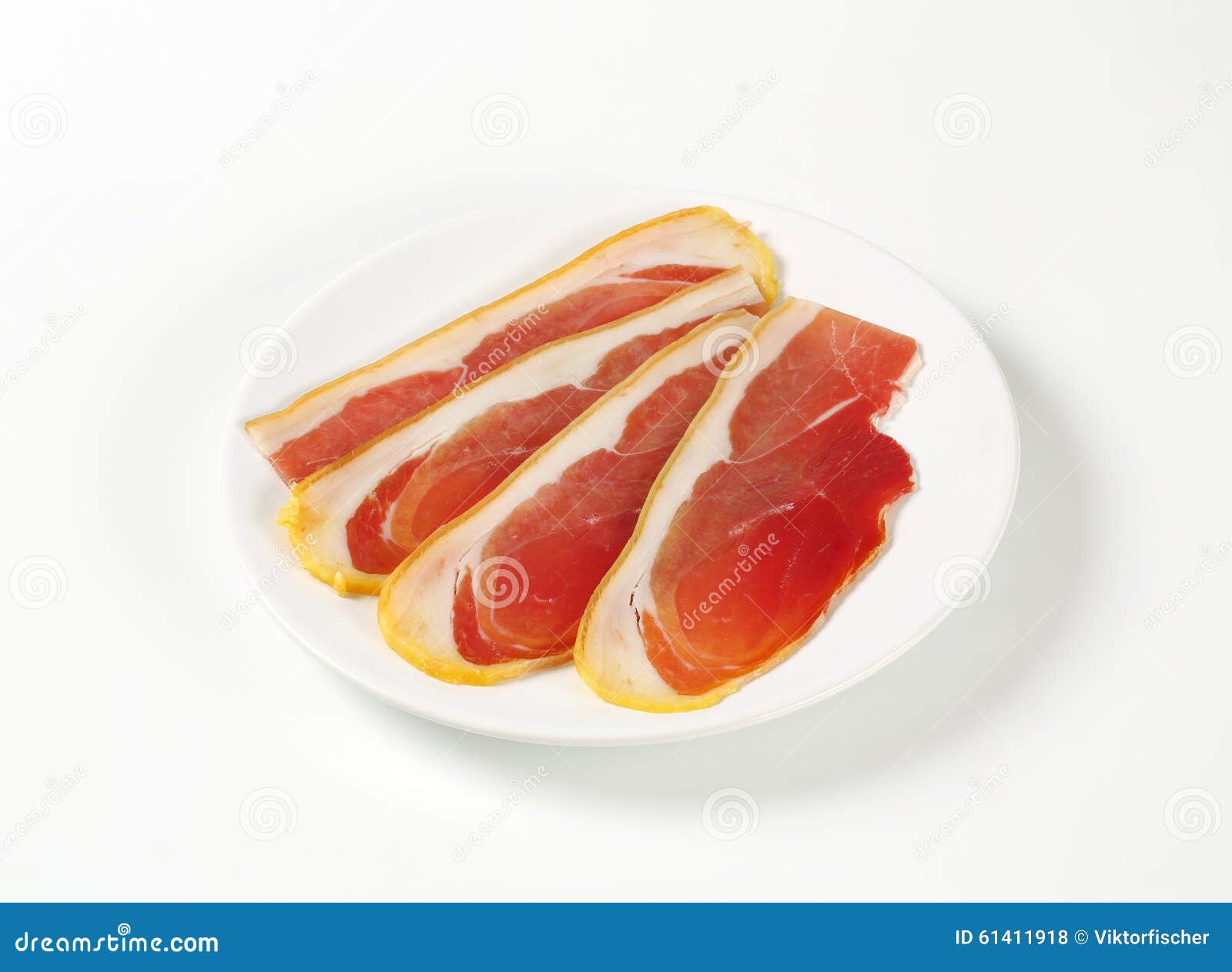 Slices of prosciutto stock photo. Image of cuts, pork - 61411918