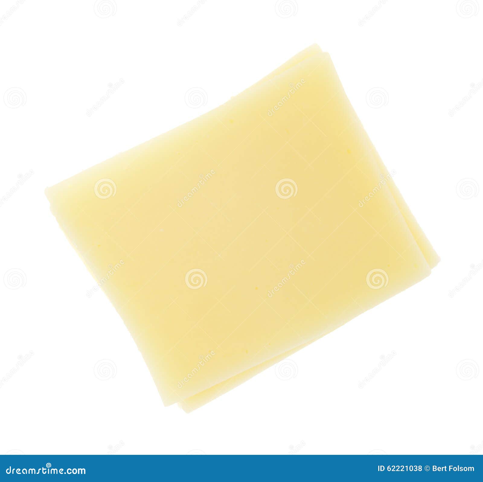Slices of Provolone Cheese on White Background Stock Photo - Image of ...