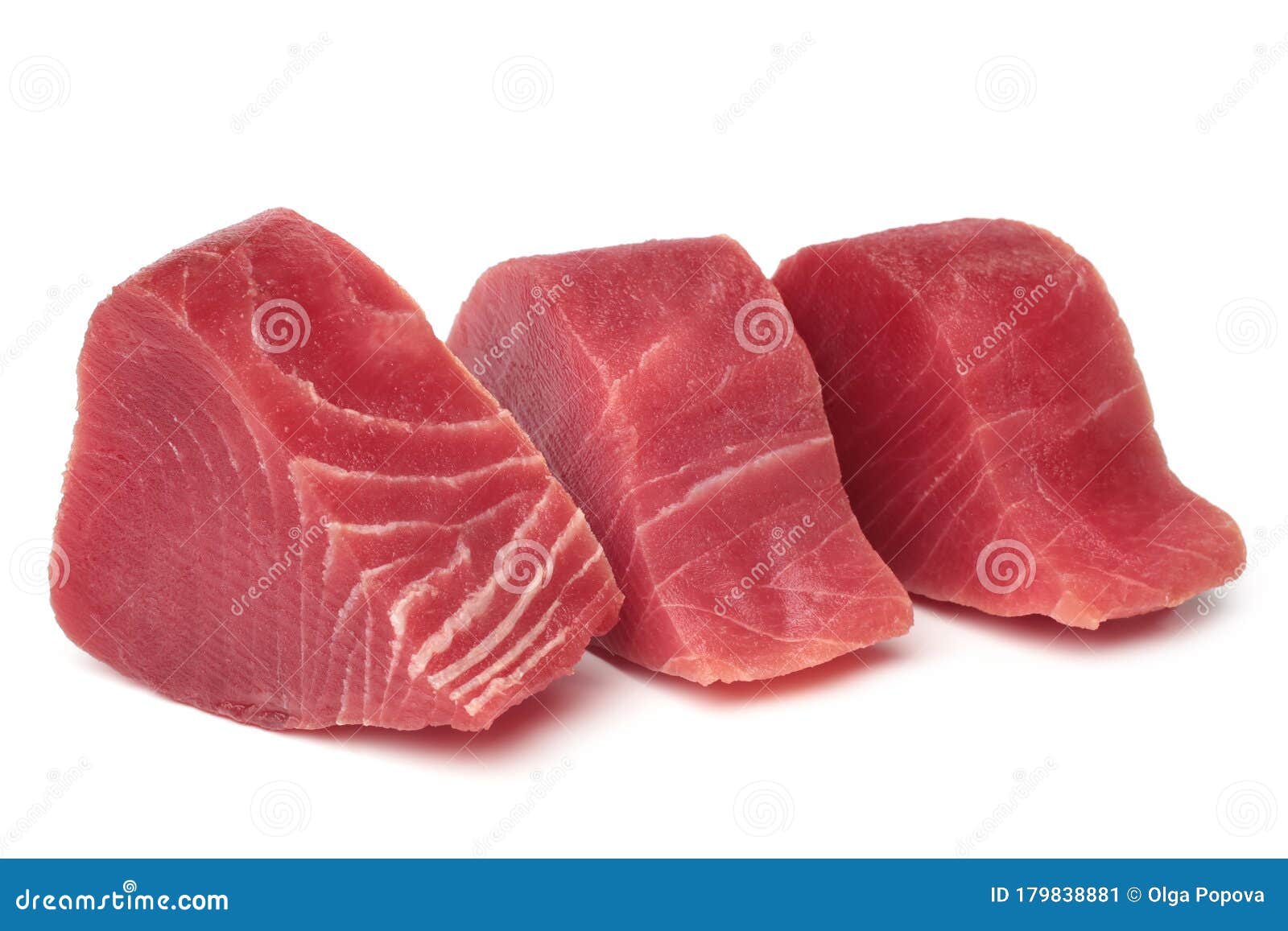 Slices of Raw Tuna Fish Meat Stock Image - Image of cuisine, fish ...