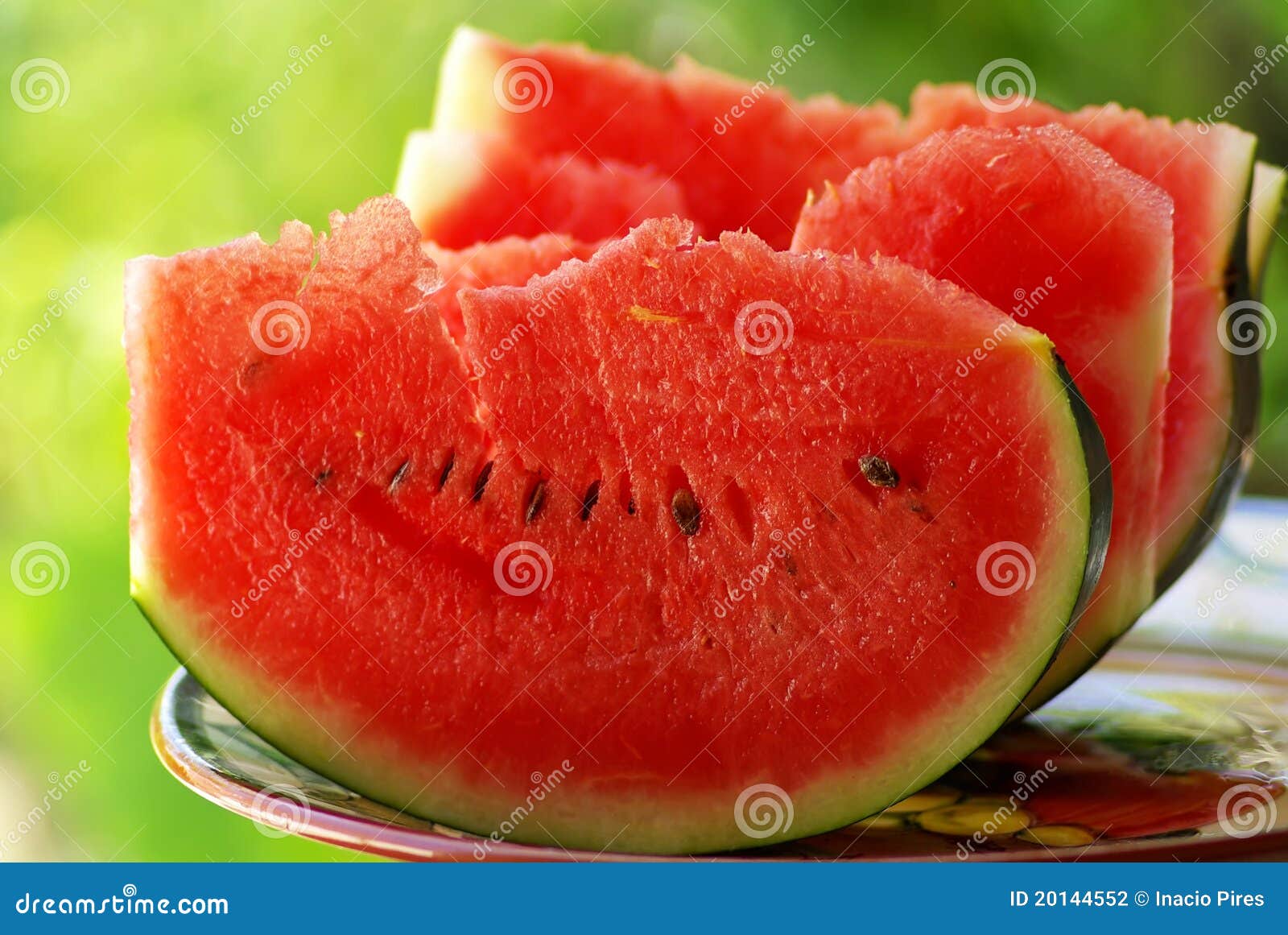 Slices of red watermelon stock photo. Image of freshness - 20144552