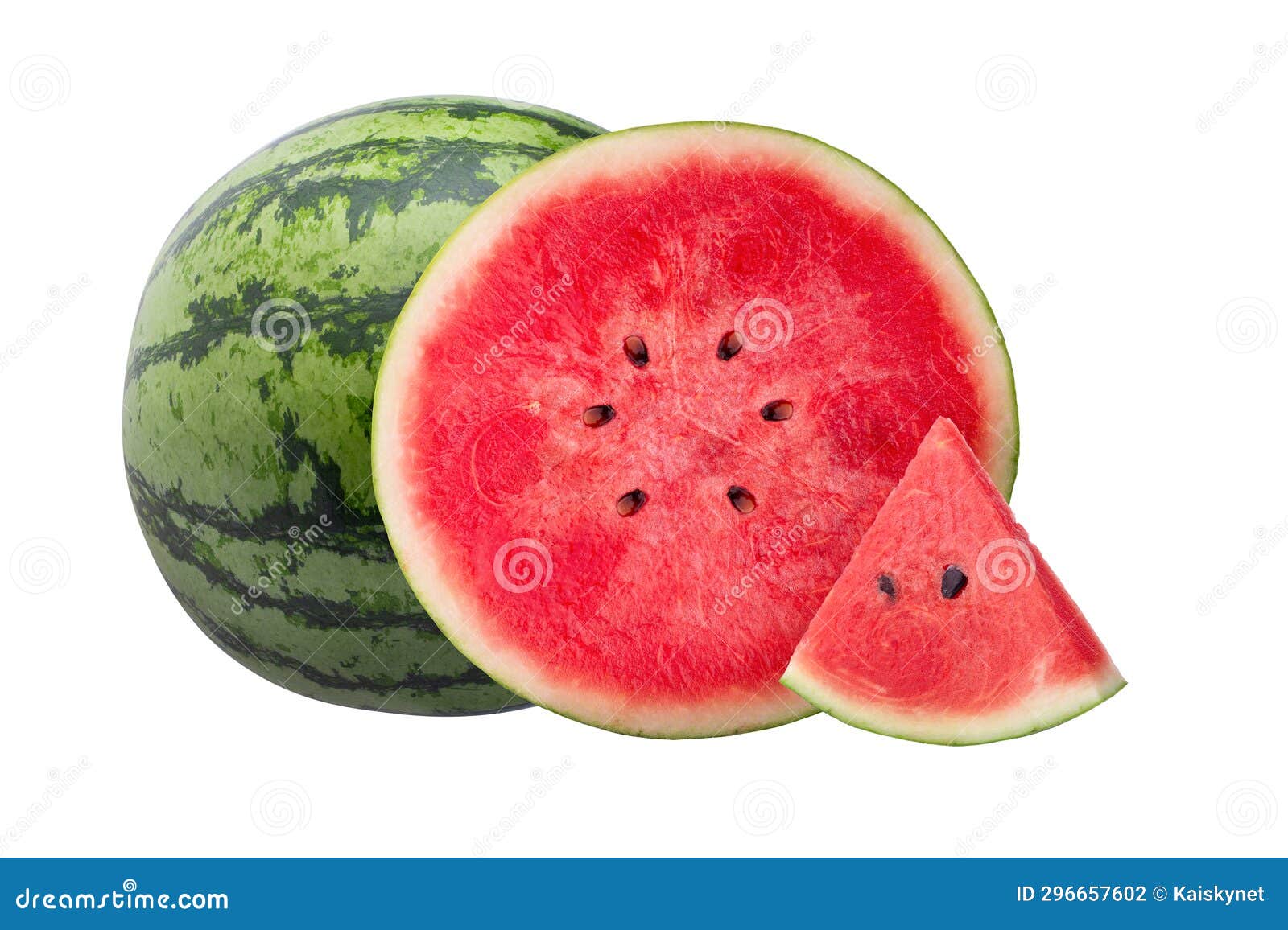 Slices of Ripe Watermelon on a Plate. Triangular Watermelon Slices ...