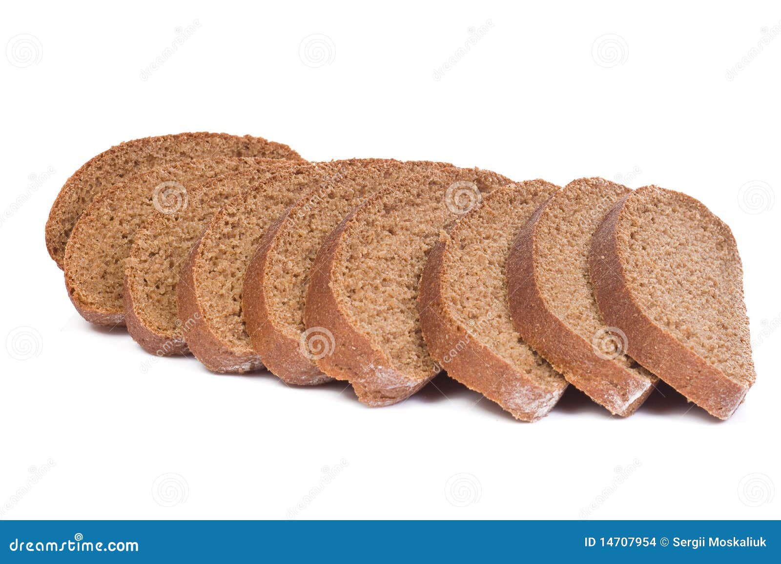 Slices of rye bread stock photo. Image of nutrition, health - 14707954