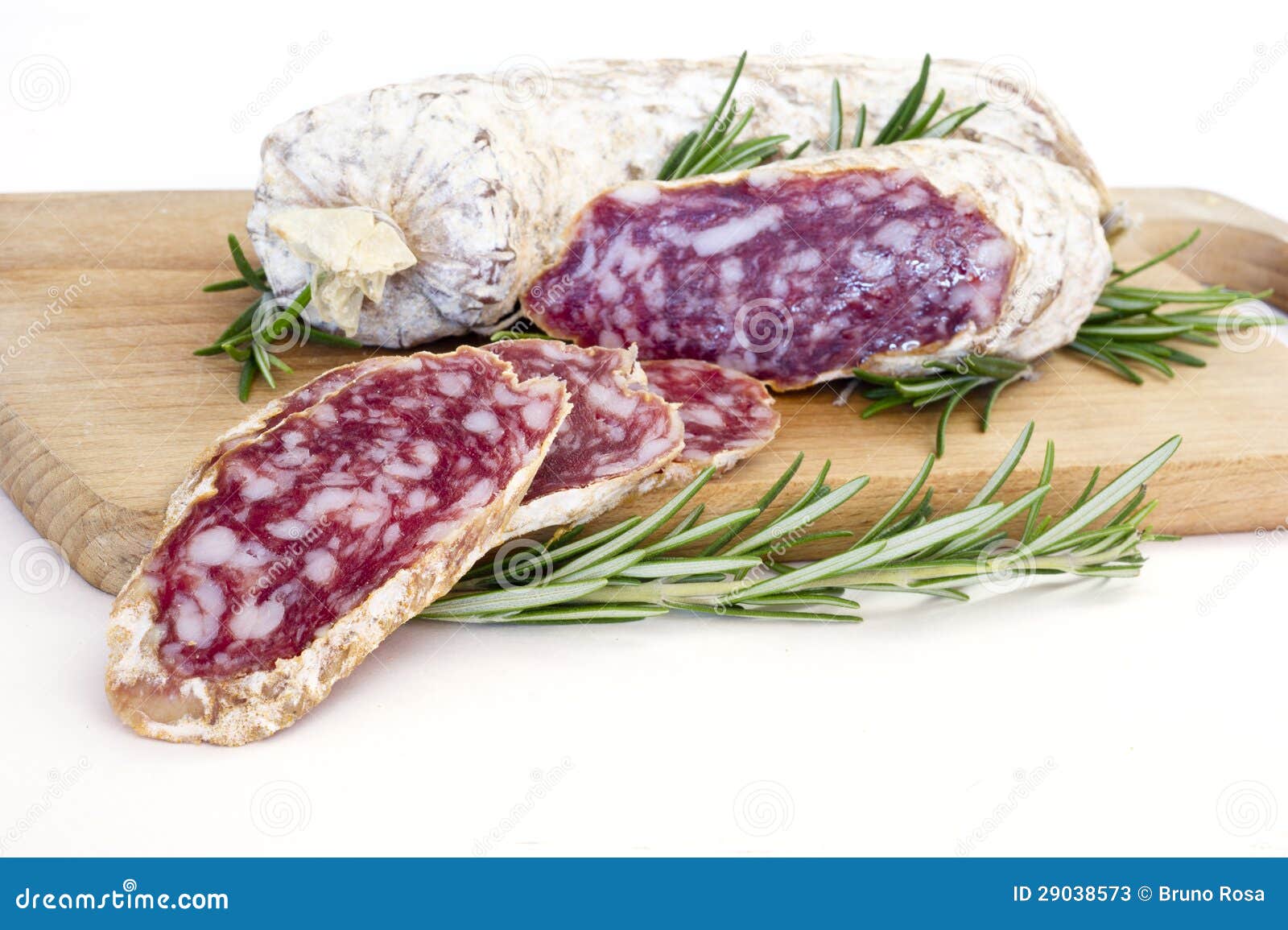 Slices of Salame from Italy Stock Image - Image of detail, appetizer ...