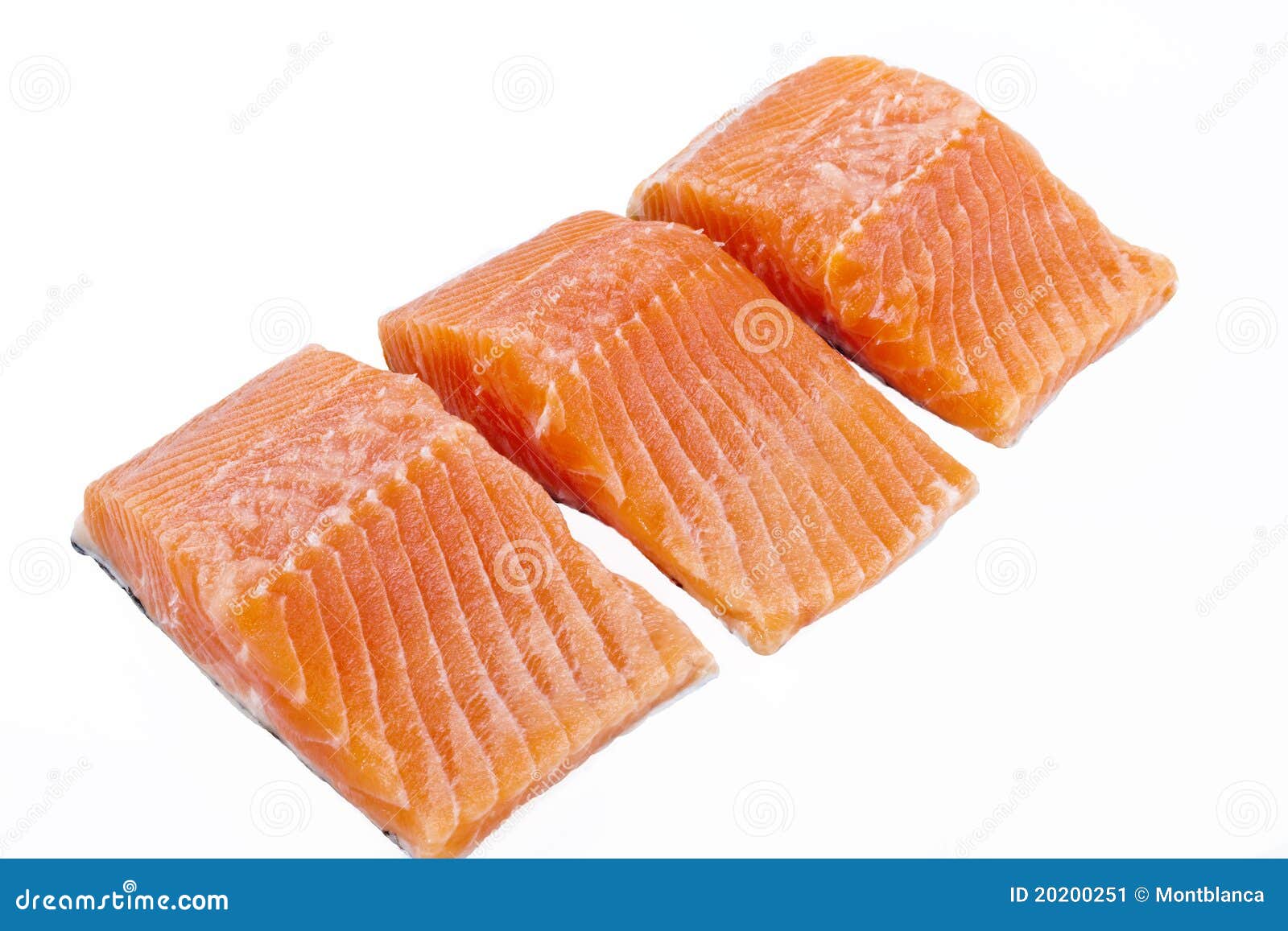 Slices Of Salmon Stock Image - Image: 20200251