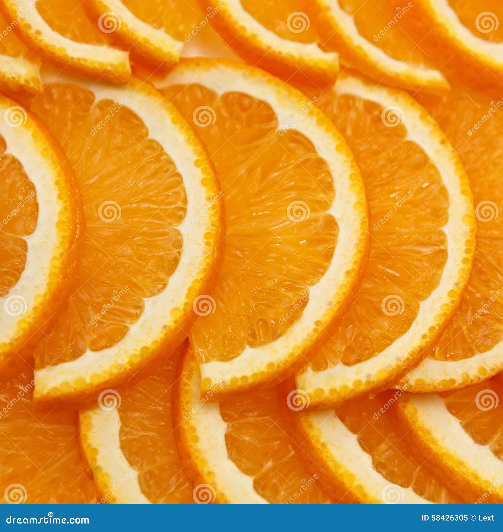 Slices of sliced orange stock image. Image of nature - 58426305
