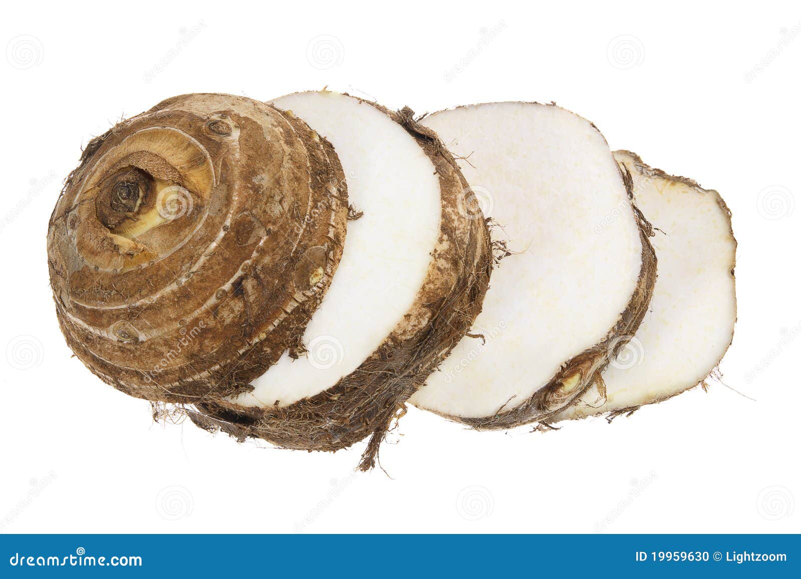 Slices of Taro stock photo. Image of tropical, still - 19959630