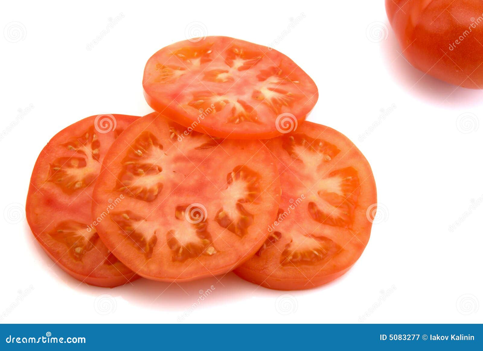 Slices of tomato stock image. Image of tomato, juicy, ripe - 5083277