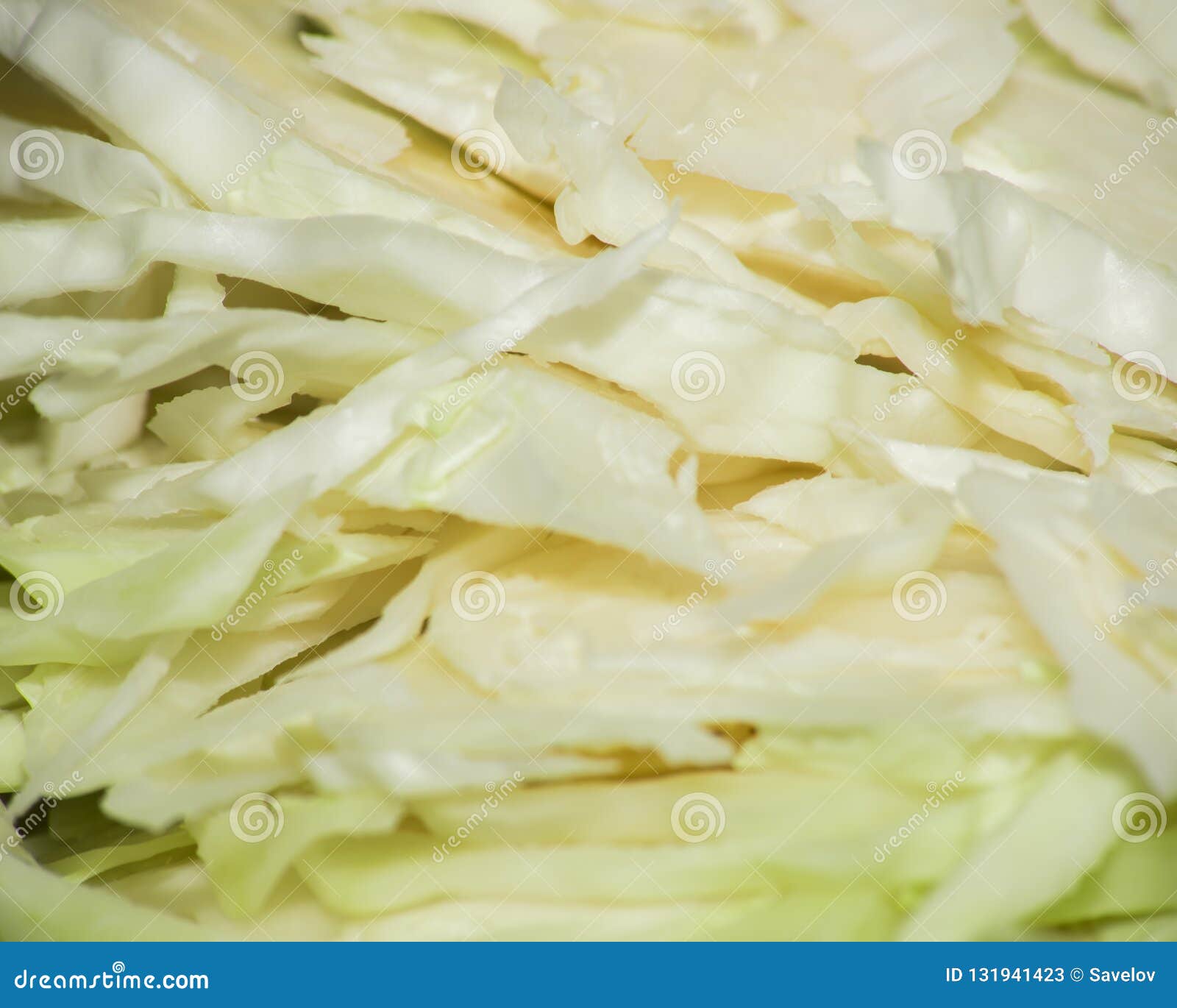Slices of White Cabbage, Macro Stock Image - Image of meal, edible ...