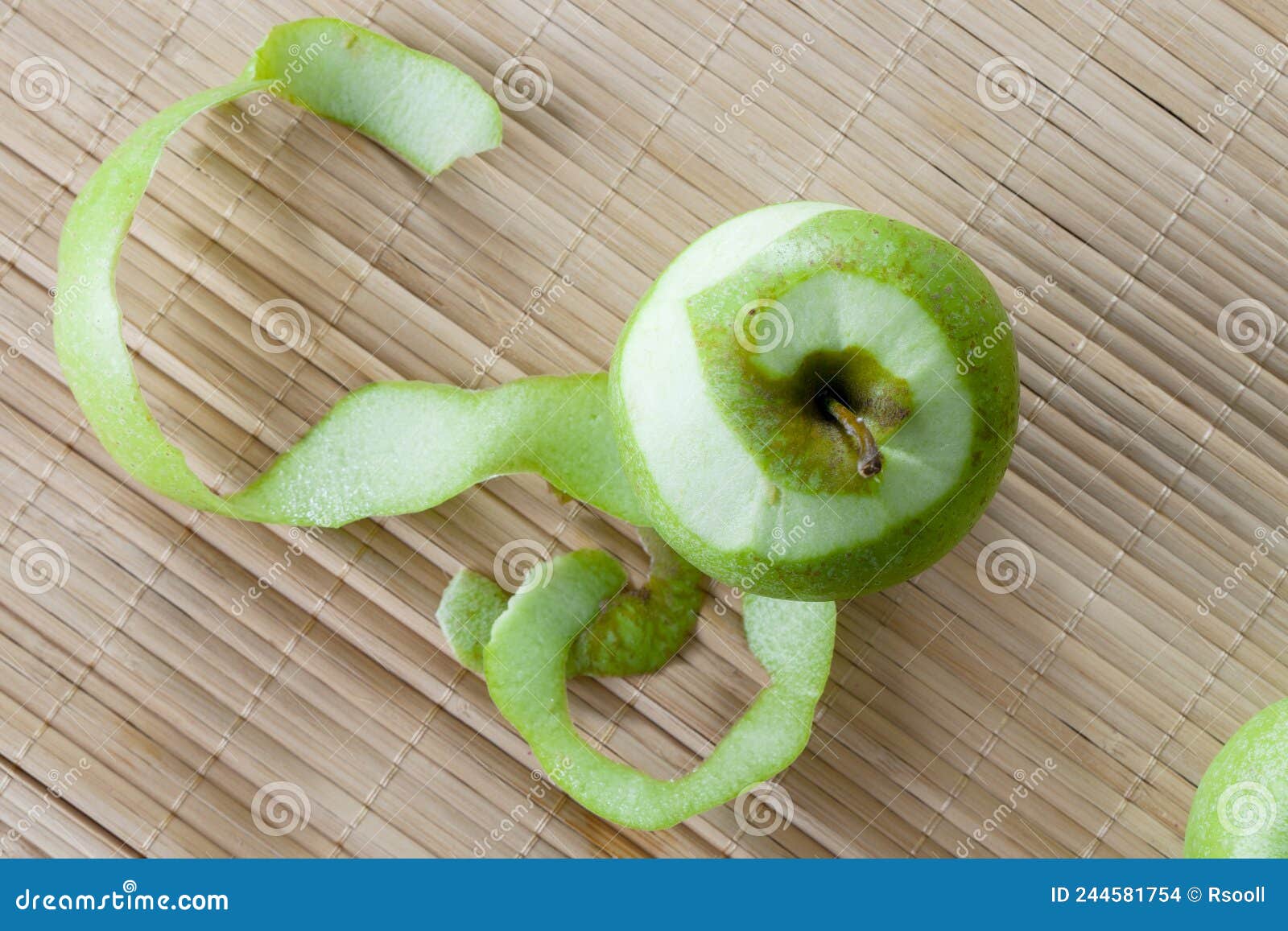 Slicing Apples while Cooking Apples Stock Photo - Image of sliced ...