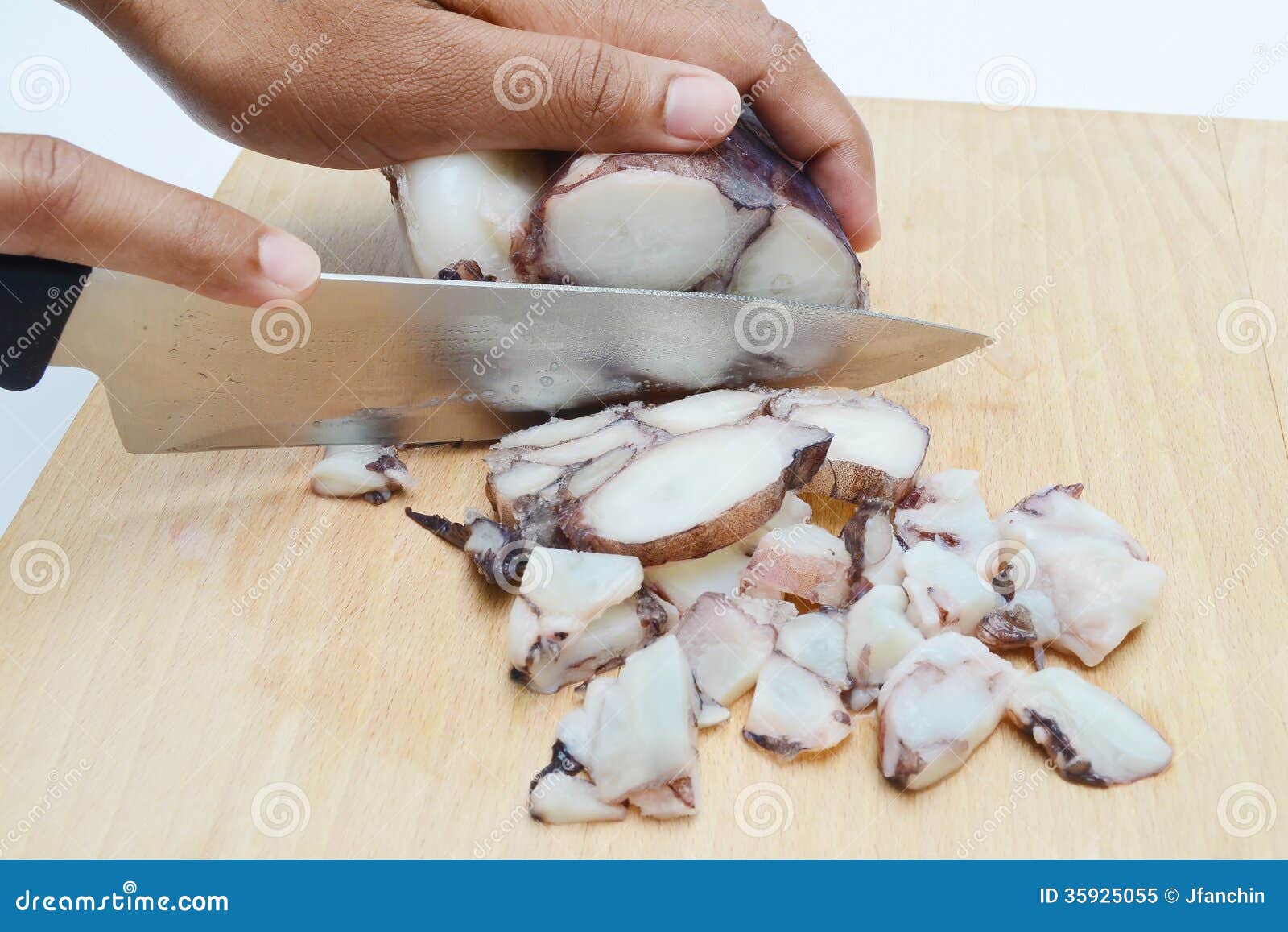 Slicing food stock image. Image of food, gastronomy, seafood - 35925055