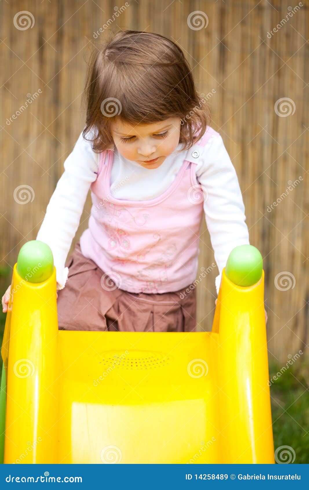 On the slide stock image. Image of beauty, pink, lifestyle - 14258489