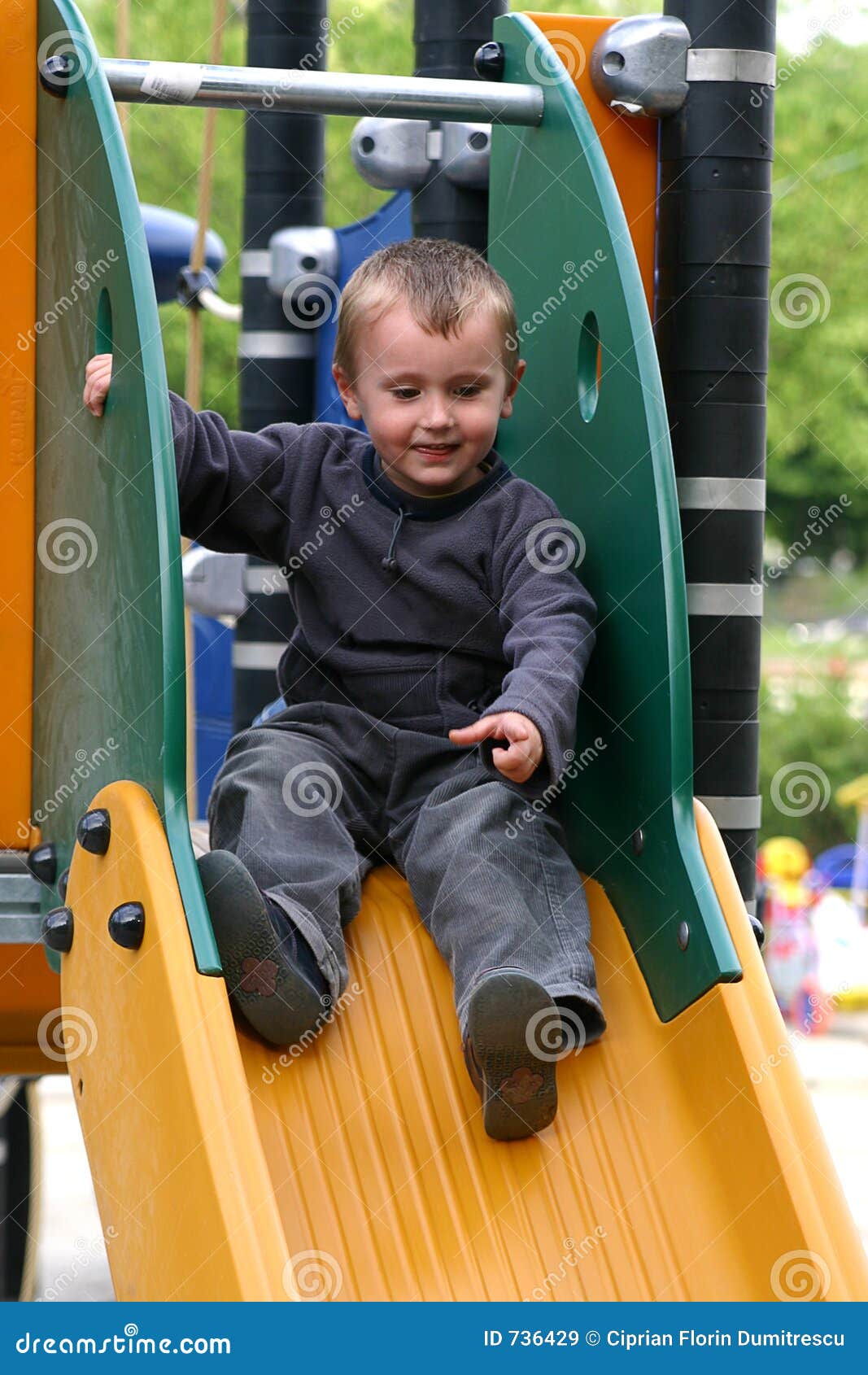 On the slide stock image. Image of healthy, freshness, close - 736429
