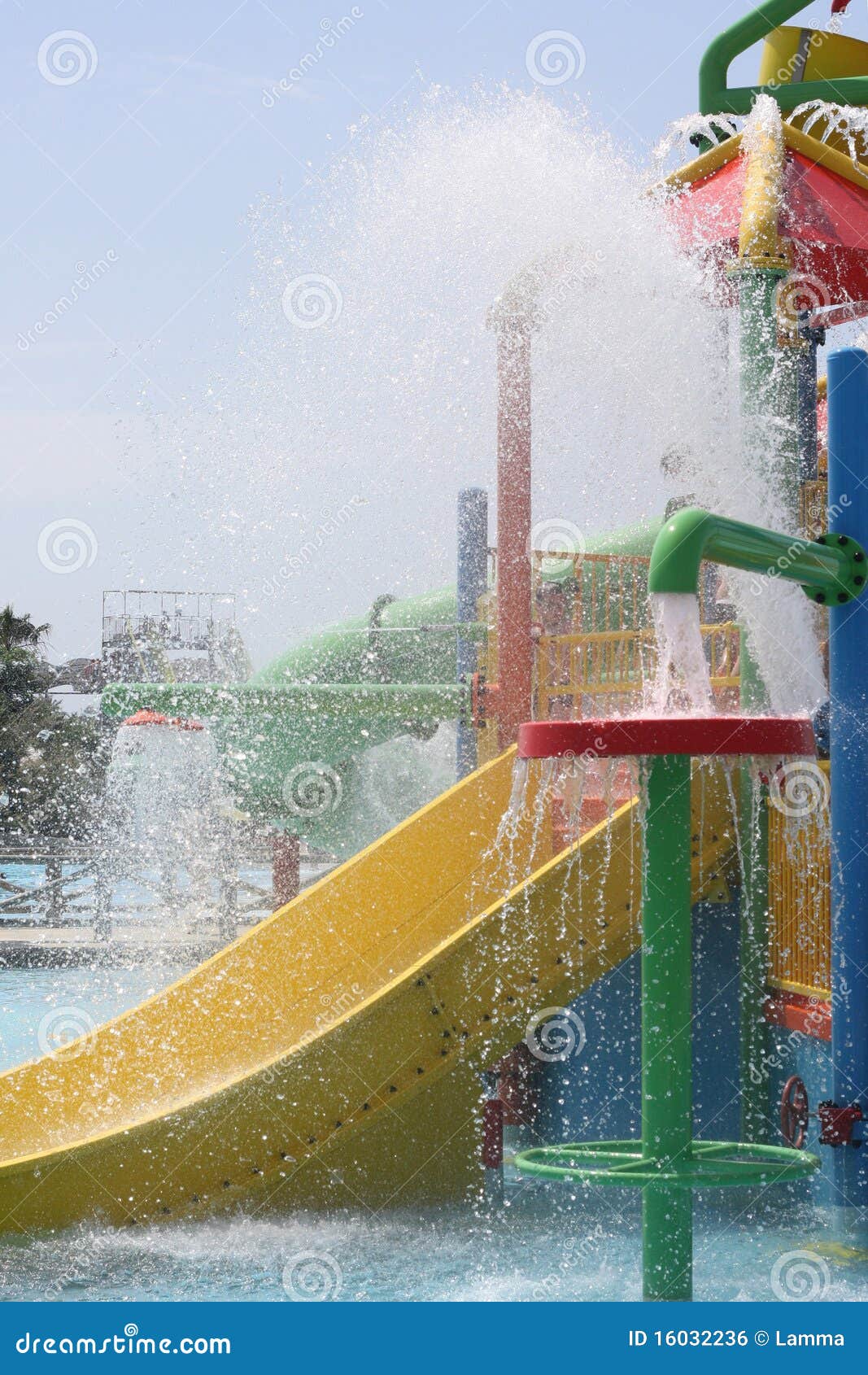 Slide in aquapark stock photo. Image of move, holiday - 16032236