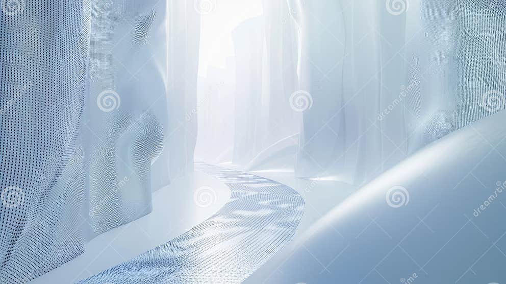 A Slide Background Featuring Subtle Virtual Reality and AI Patterns ...