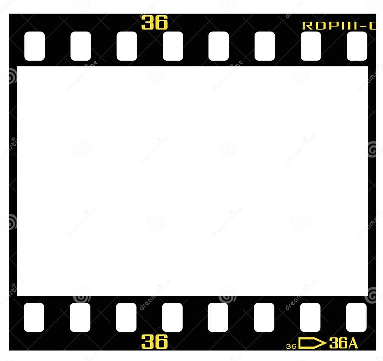 Slide film frame stock vector. Illustration of design - 14033788