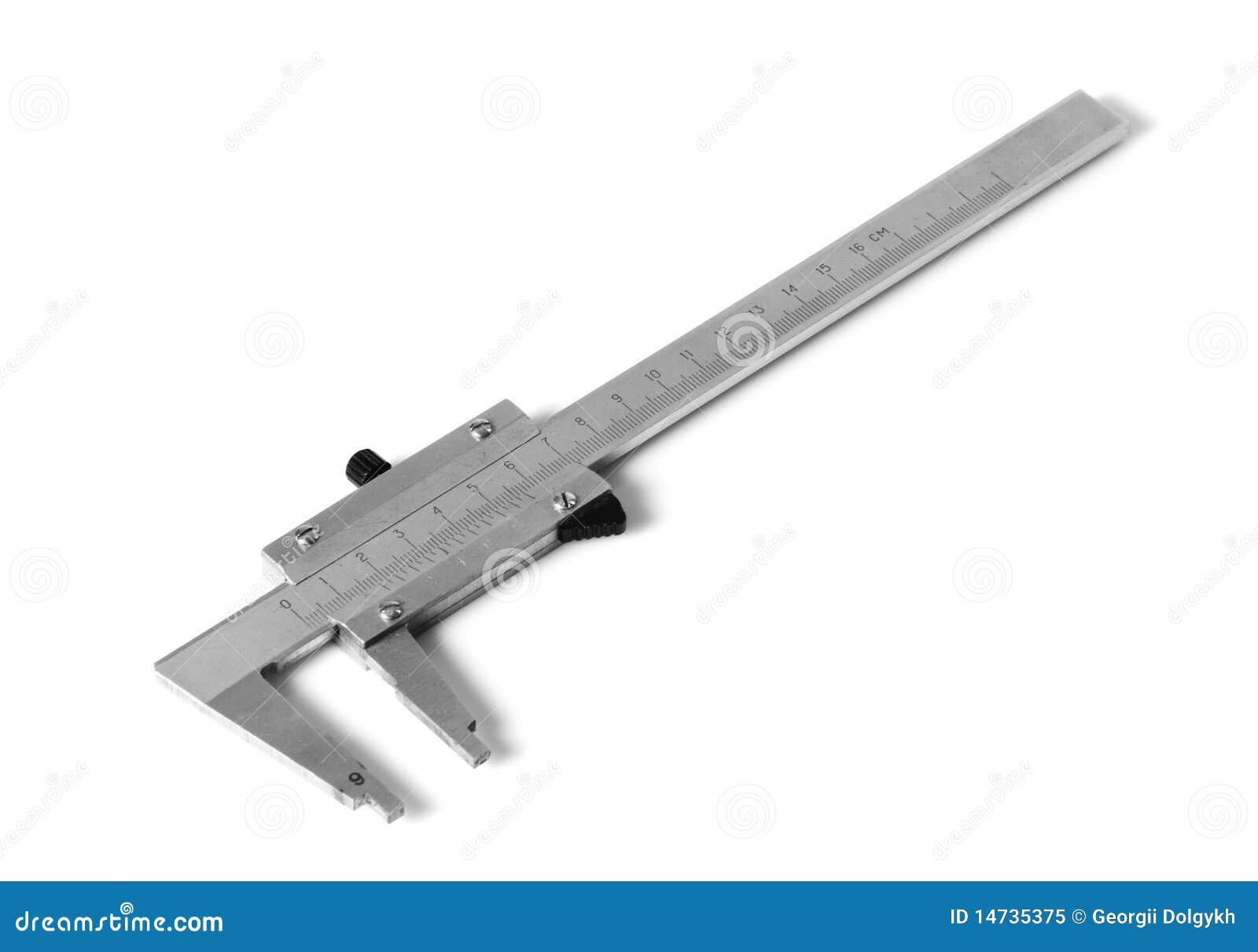 Slide Gauge Measuring A Metal Pipe Royalty-Free Stock Photo ...