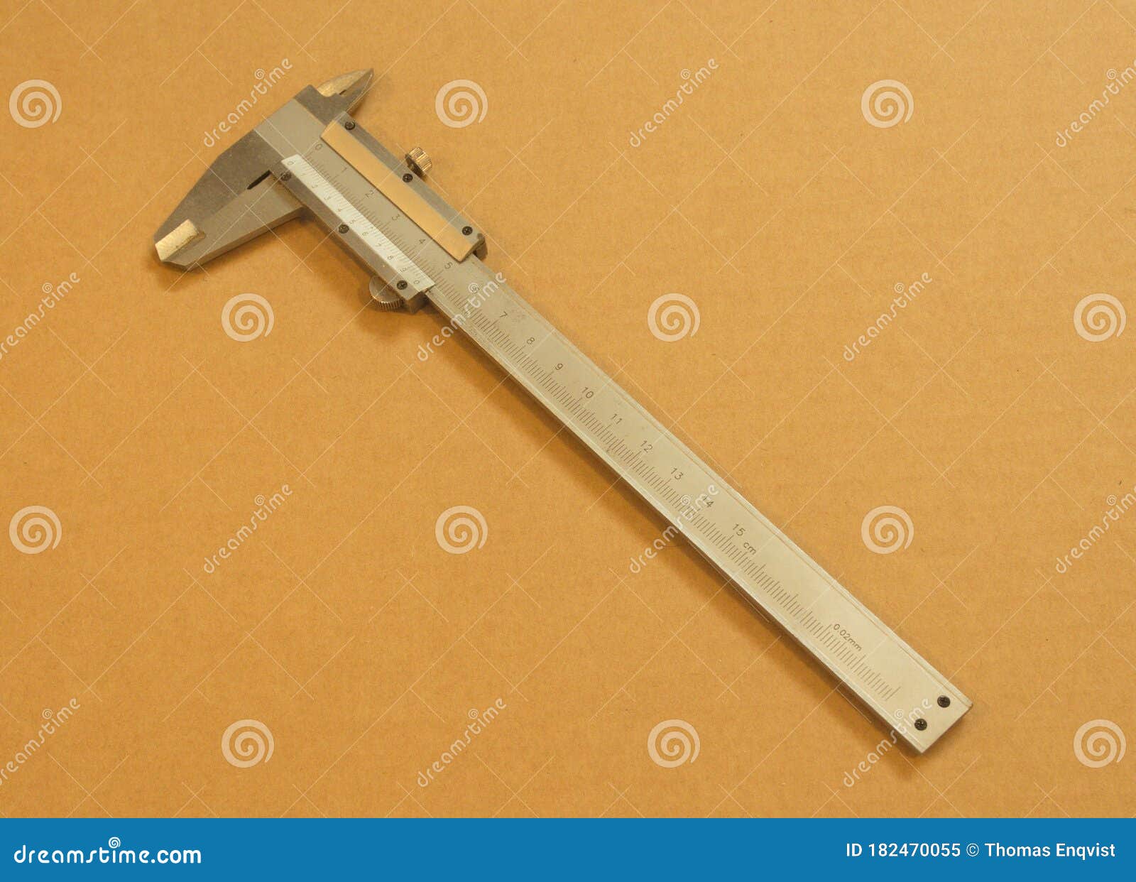 Slide Gauge Measuring A Metal Pipe Royalty-Free Stock Photo ...