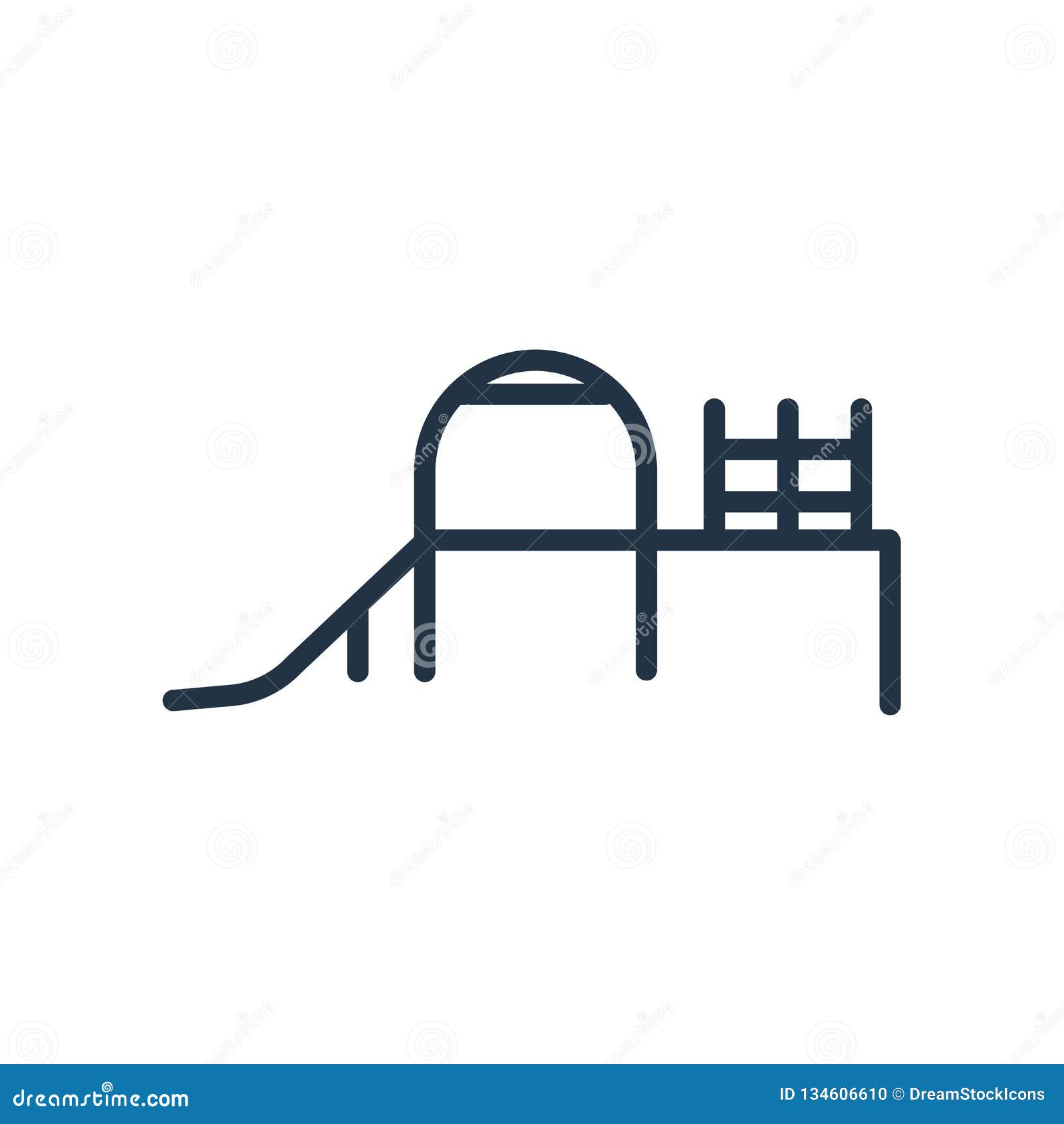 Slide Icon Vector Isolated on White Background, Slide Sign Stock Vector ...