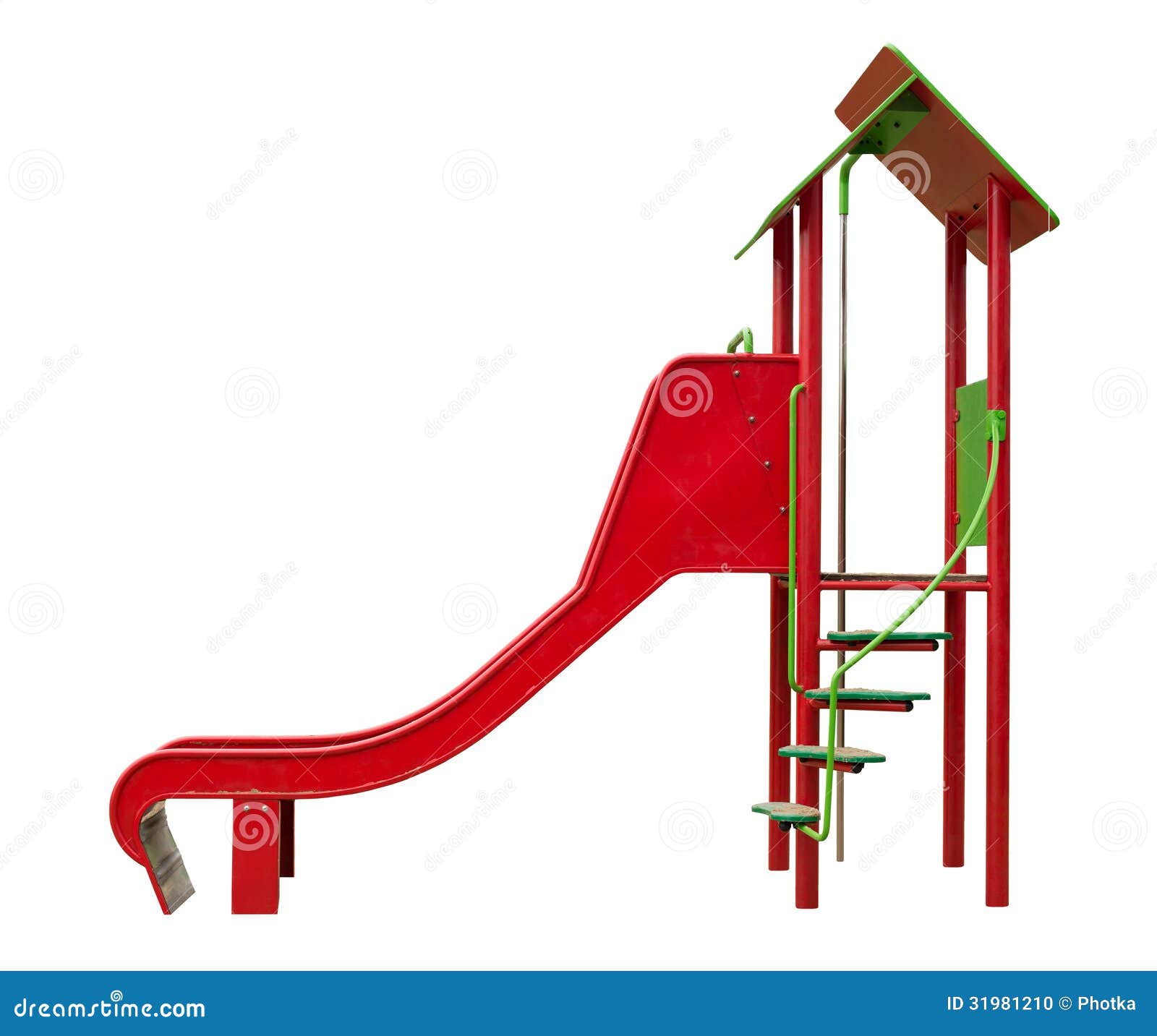 Slide Isolated on White Background Stock Photo - Image of slide ...