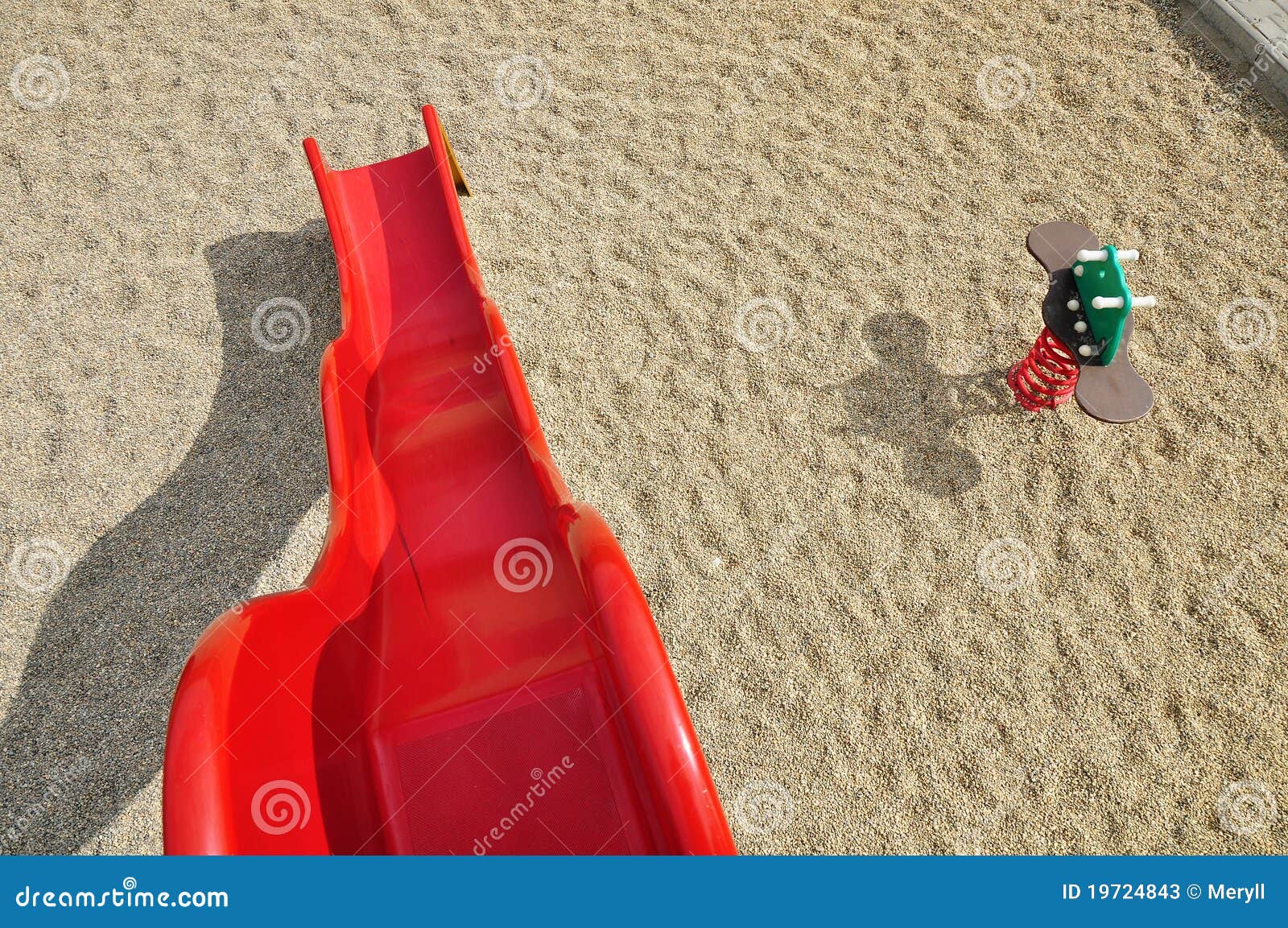 Slide Playground Background Stock Image - Image of abstract, sand: 19724843