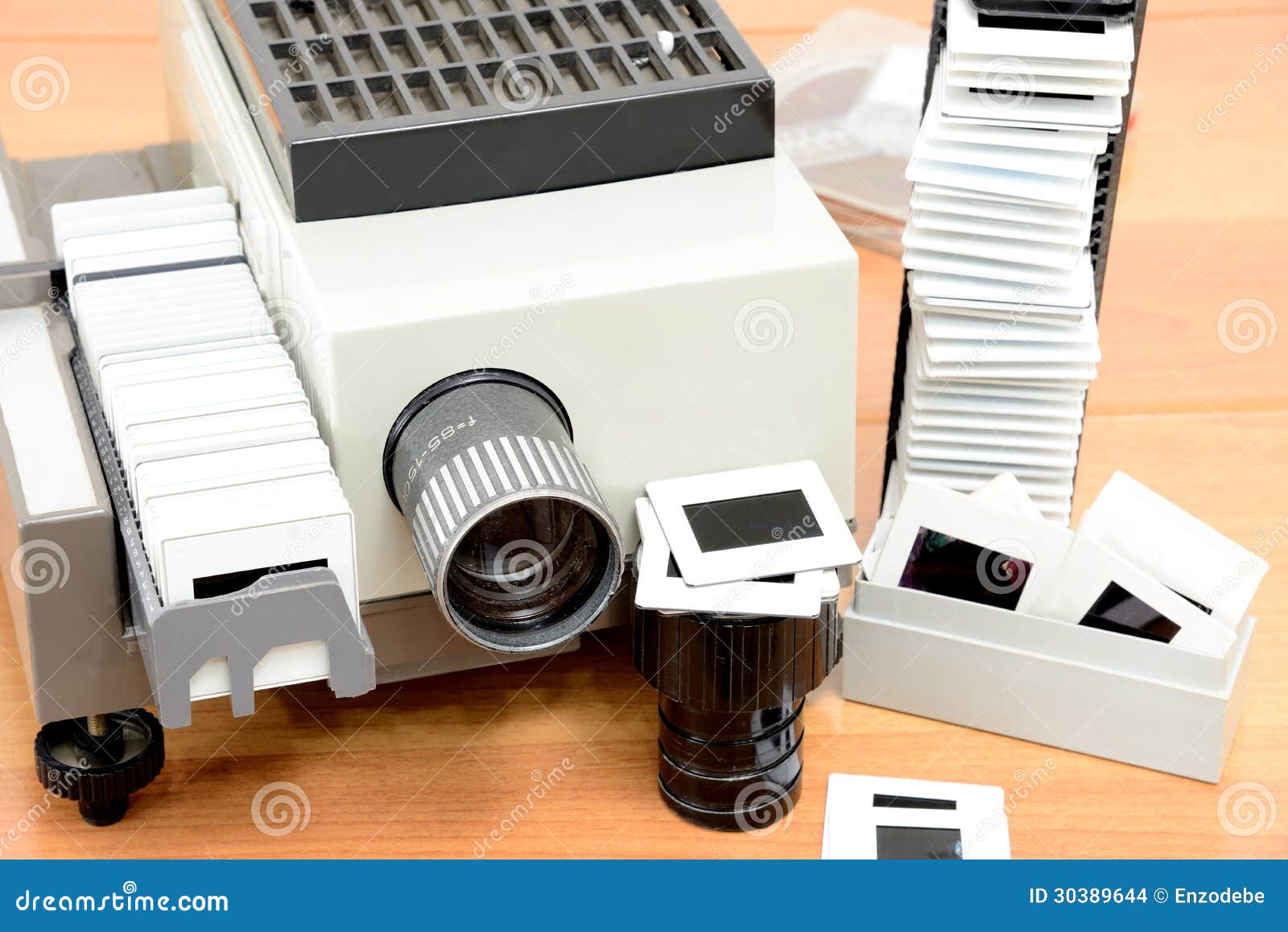 Slide projector stock photo. Image of screen, projector - 30389644