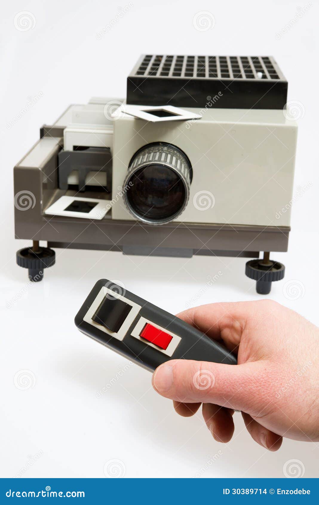 Slide projector stock photo. Image of screen, equipment - 30389714