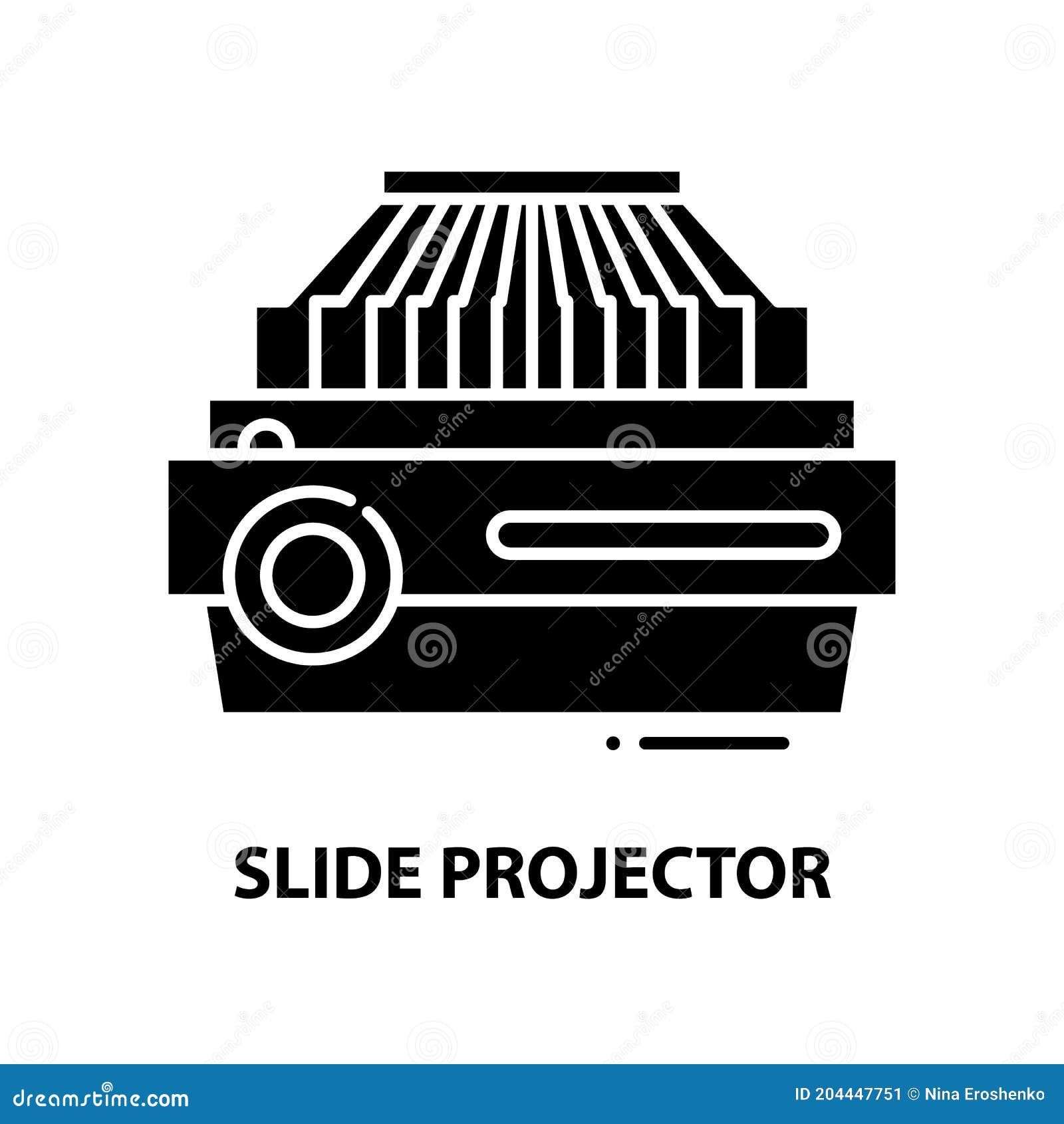 Slide Projector An Opto-Mechanical Device To Show Photographic Slides ...