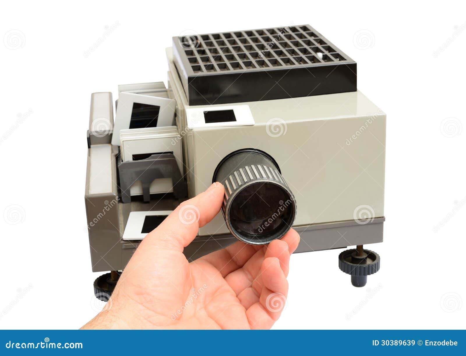 Slide projector isolated stock image. Image of isolated - 30389639