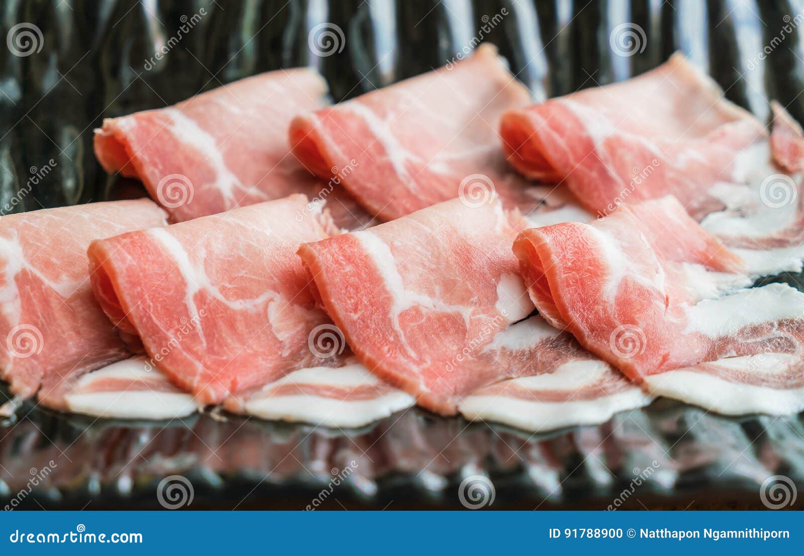Slide raw meat stock photo. Image of plate, slide, dish - 91788900