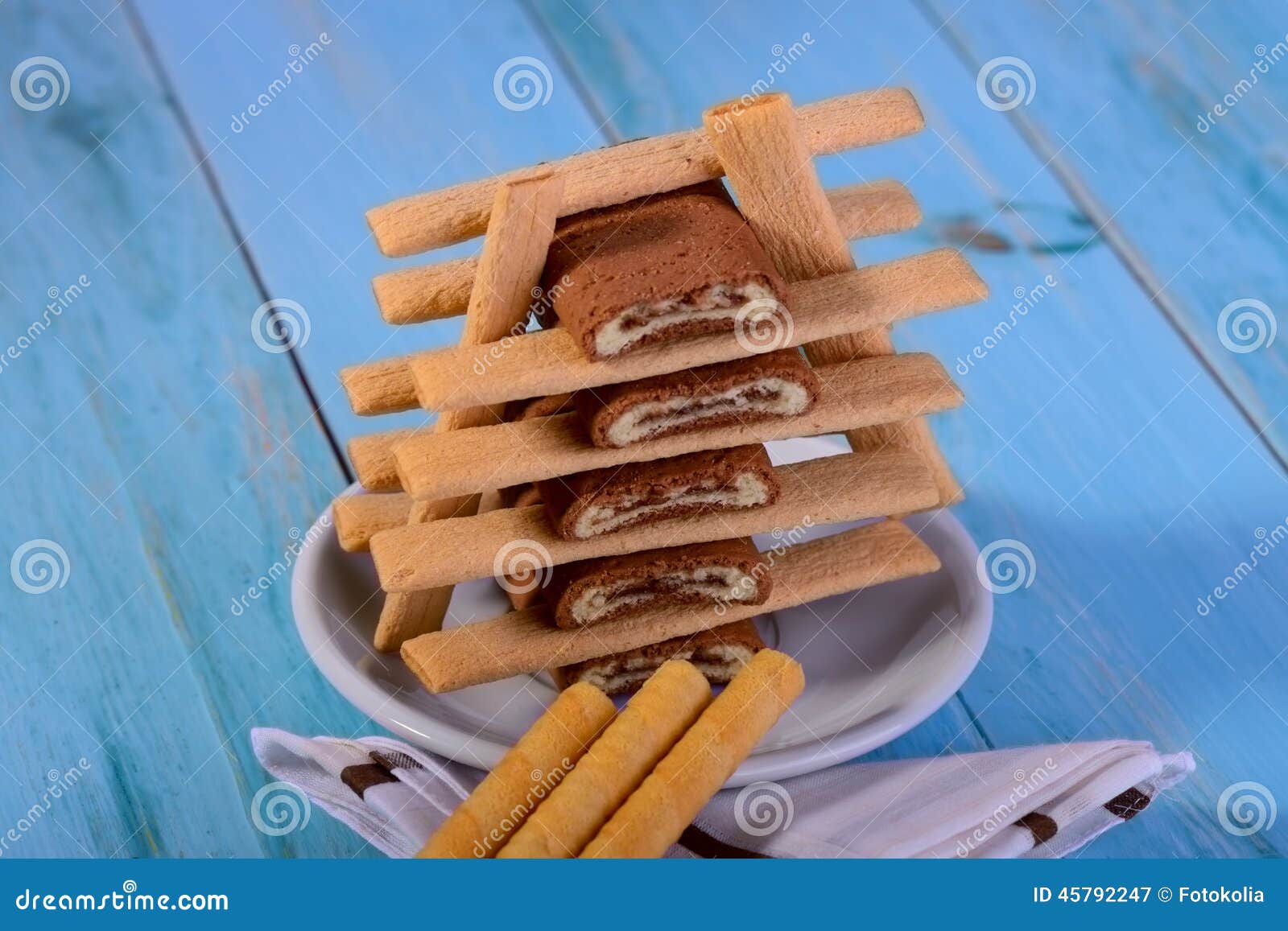 Slide the Roll Biscuit Sticks Stock Image - Image of sticks, still ...