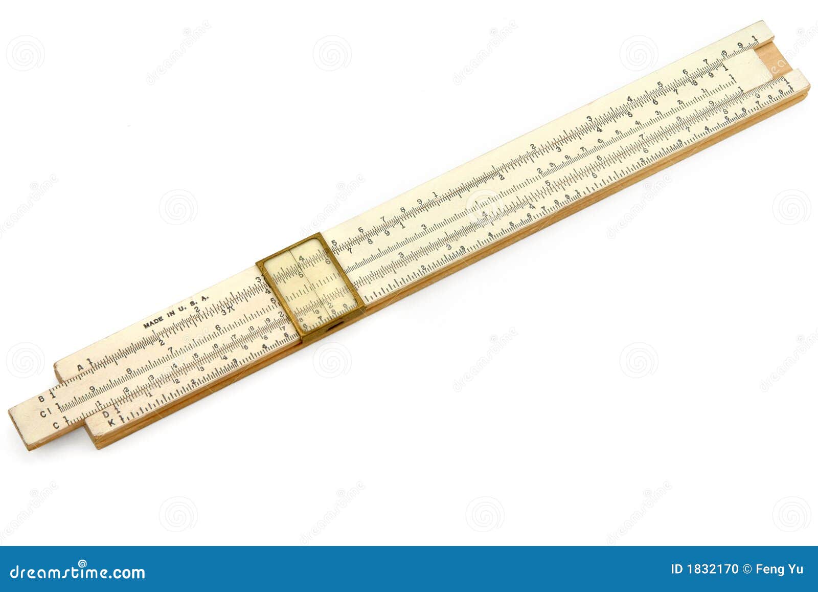 A slide rule stock photo. Image of antique, engineer, rule - 1832170