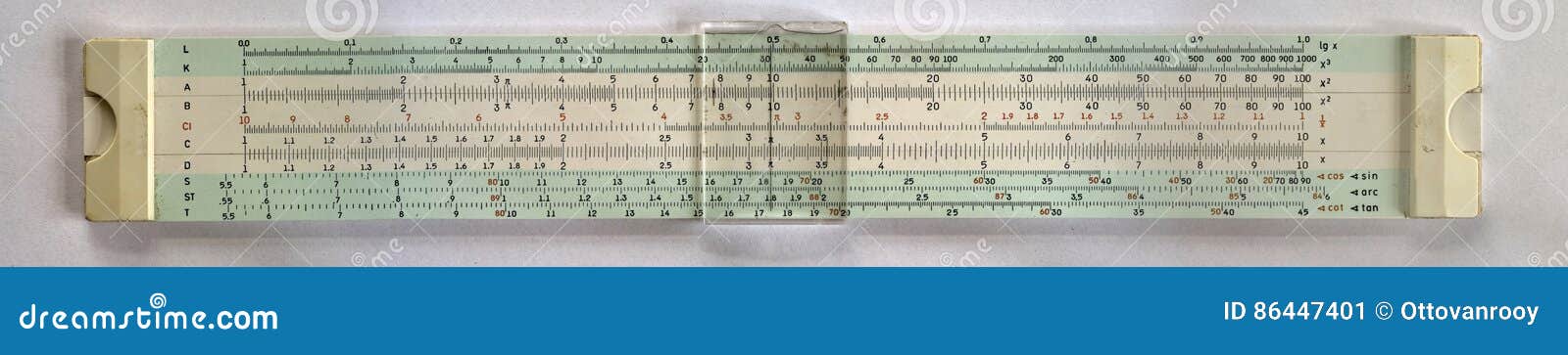 Slide rule stock image. Image of ruler, arithmetical - 86447401