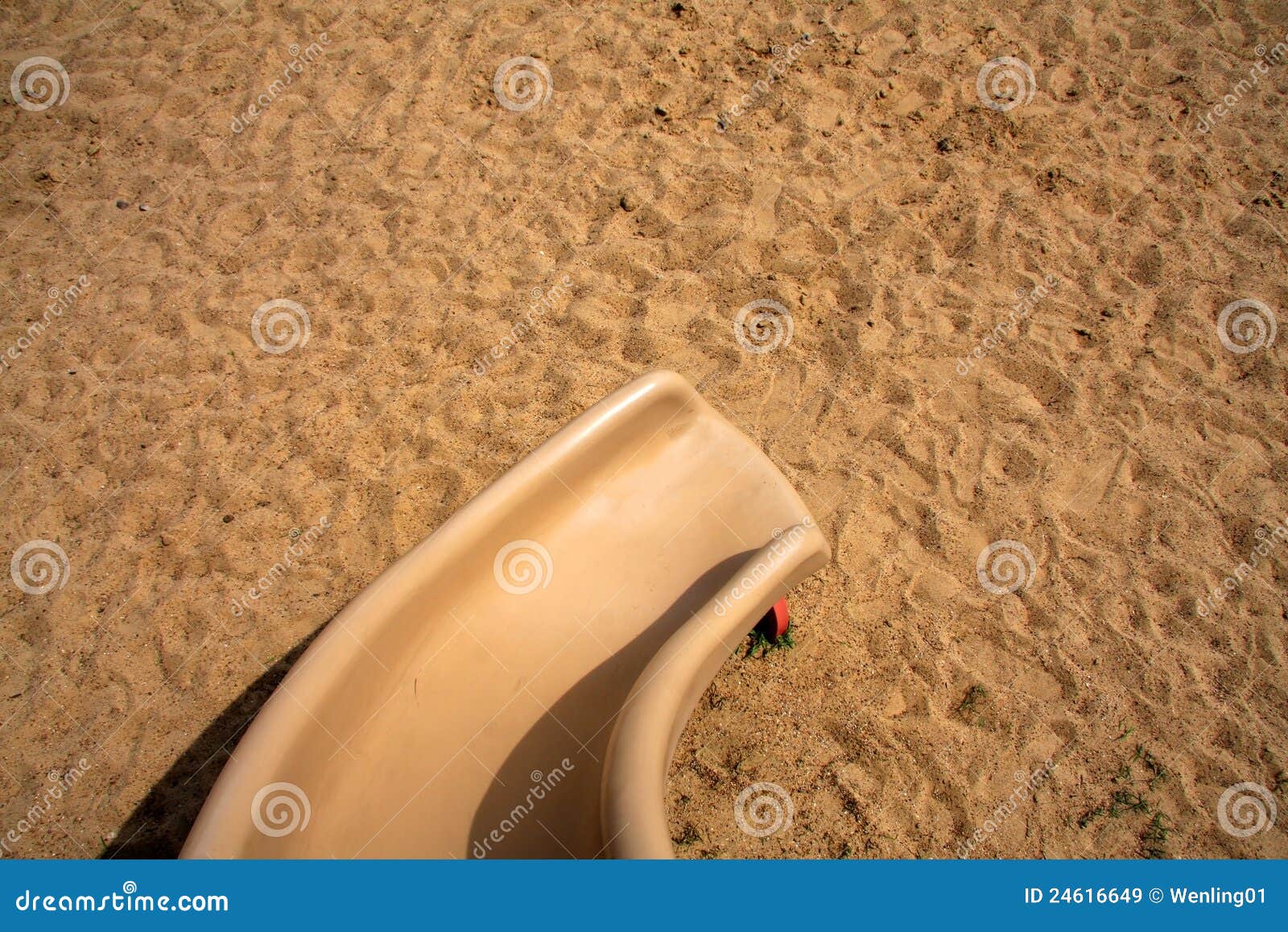 Slide on the sand stock image. Image of children, ride - 24616649