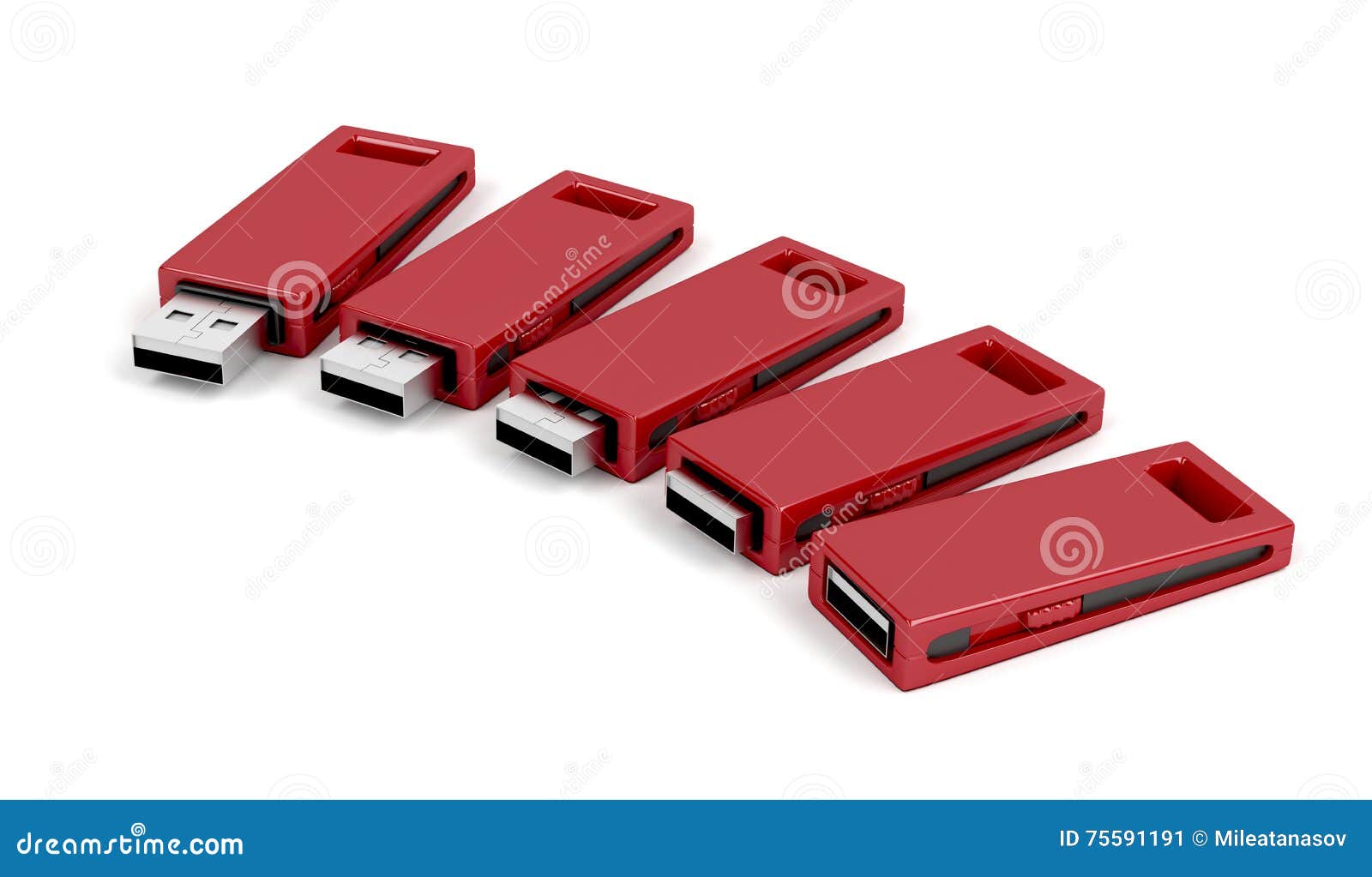 Slide usb flash drives stock illustration. Illustration of disk - 75591191