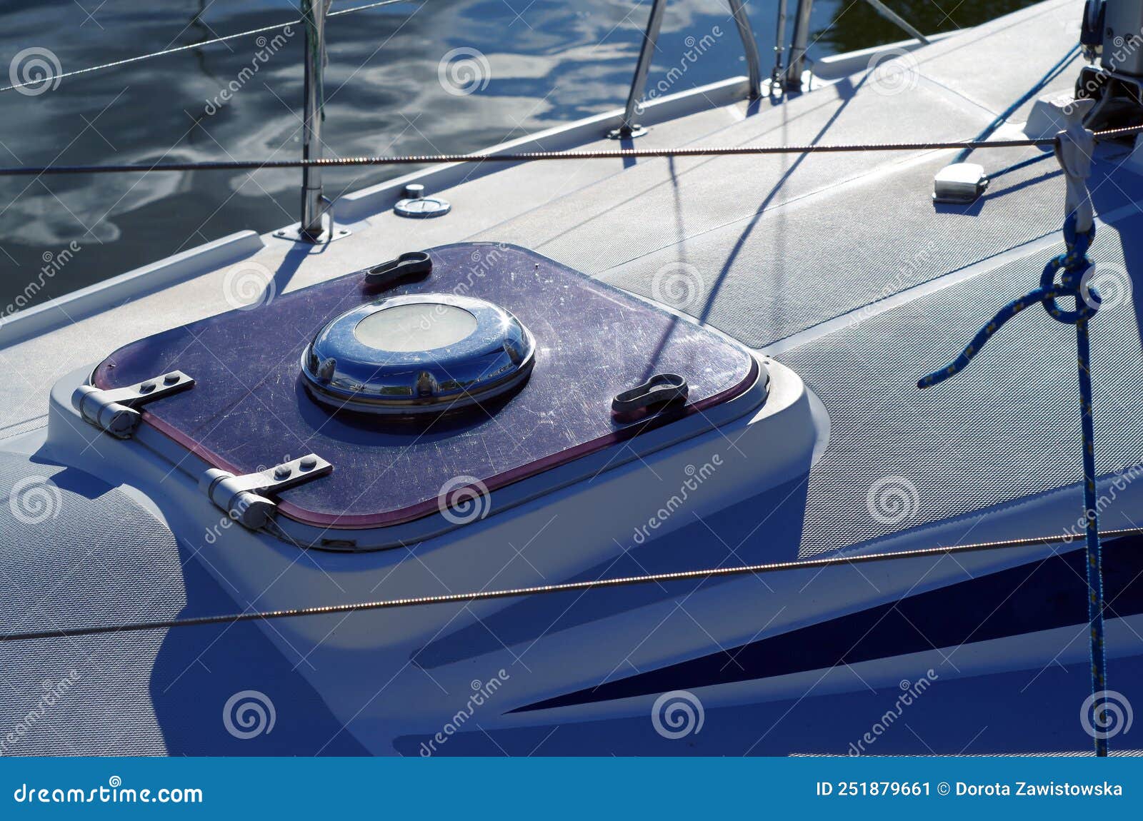 Part of the speedboat deck stock image. Image of boat - 251879661