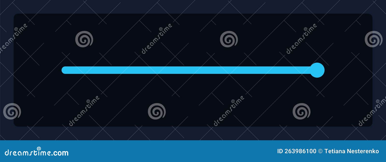 Slider With High Level Ui Element Template Stock Vector Illustration Of Menu Upper 263986100