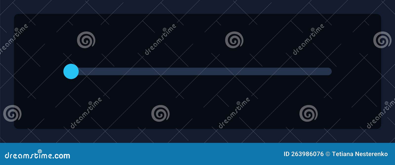 Slider With Minimum Level Ui Element Template Stock Vector 3358