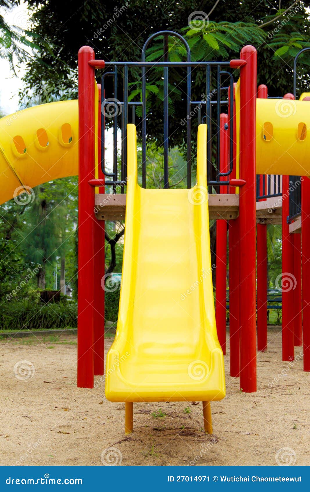 Slider Park stock image. Image of stair, equipment, enjoy - 27014971