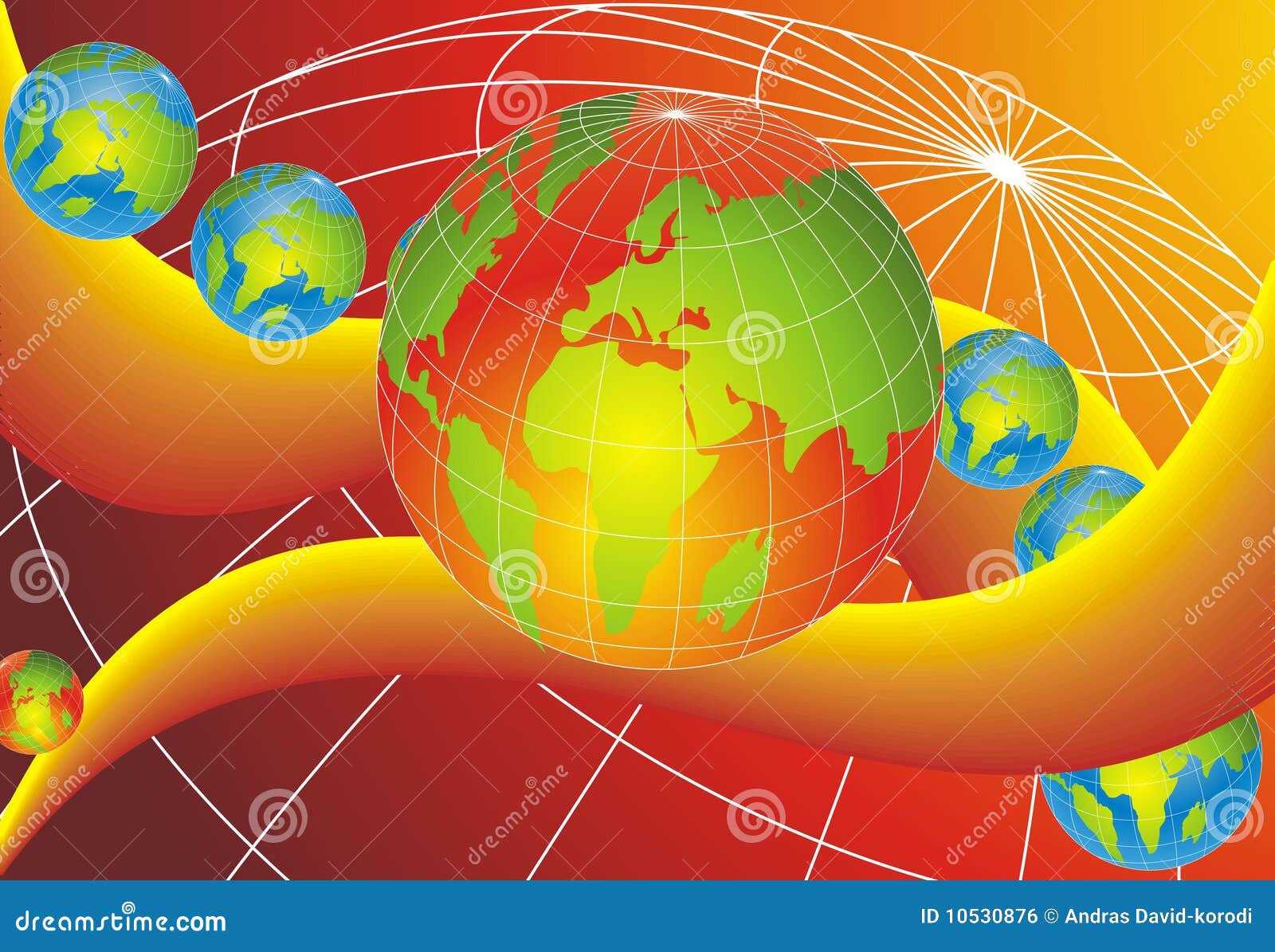 Slider World Globes stock vector. Illustration of occident - 10530876