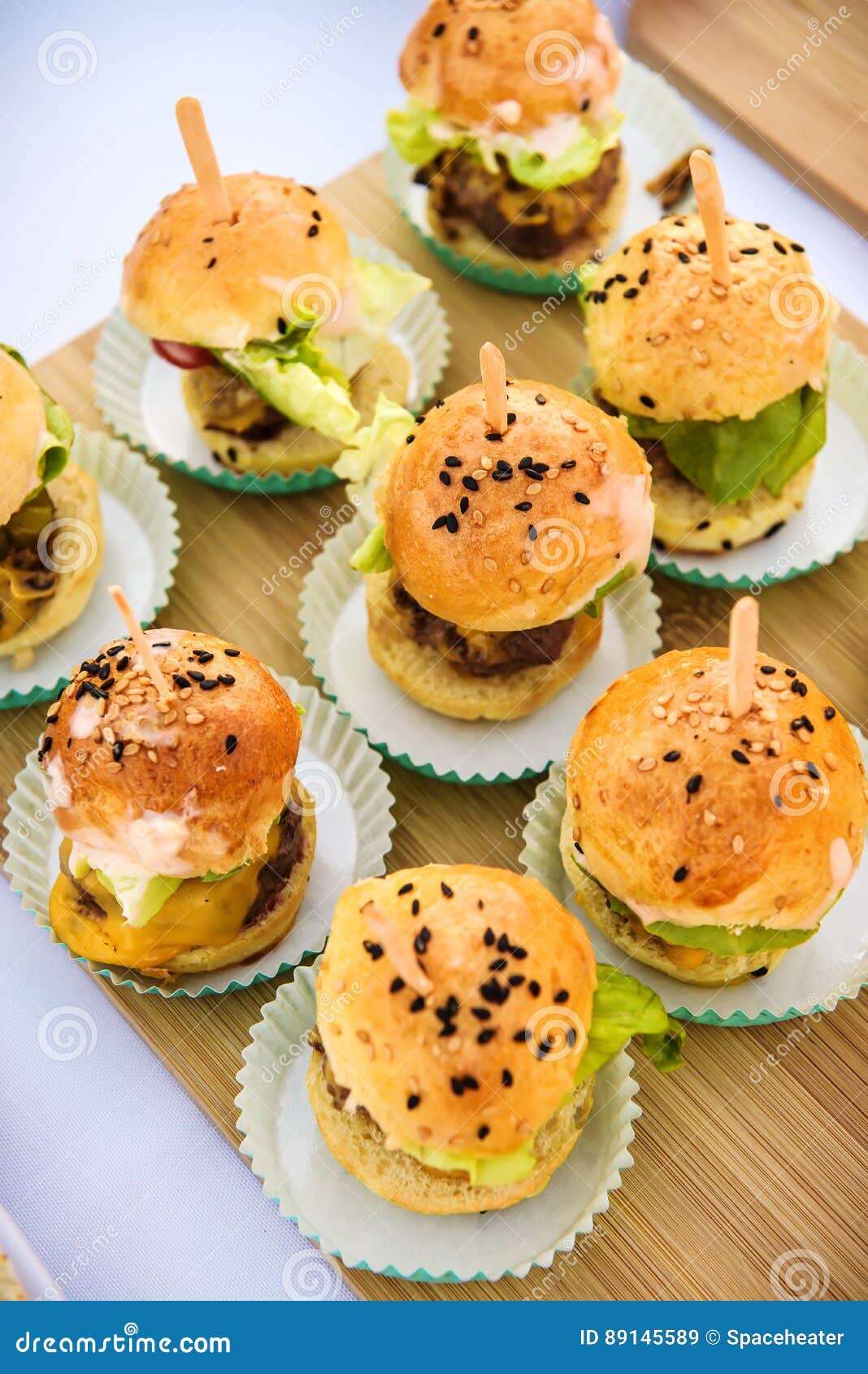 Sliders stock image. Image of mini, cocktails, appetizers - 89145589