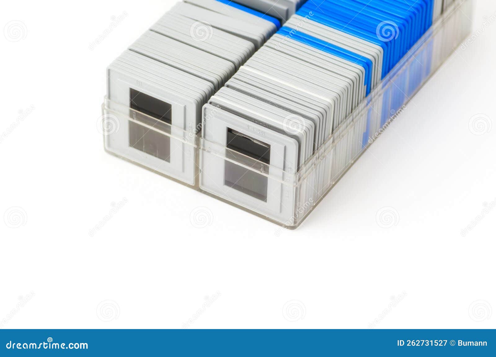 Slides in the Slide Mount in a Stack Stock Image - Image of optics ...