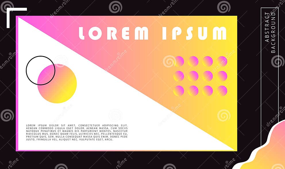 Slideshow Abstract Gradient Vector Background Stock Vector ...