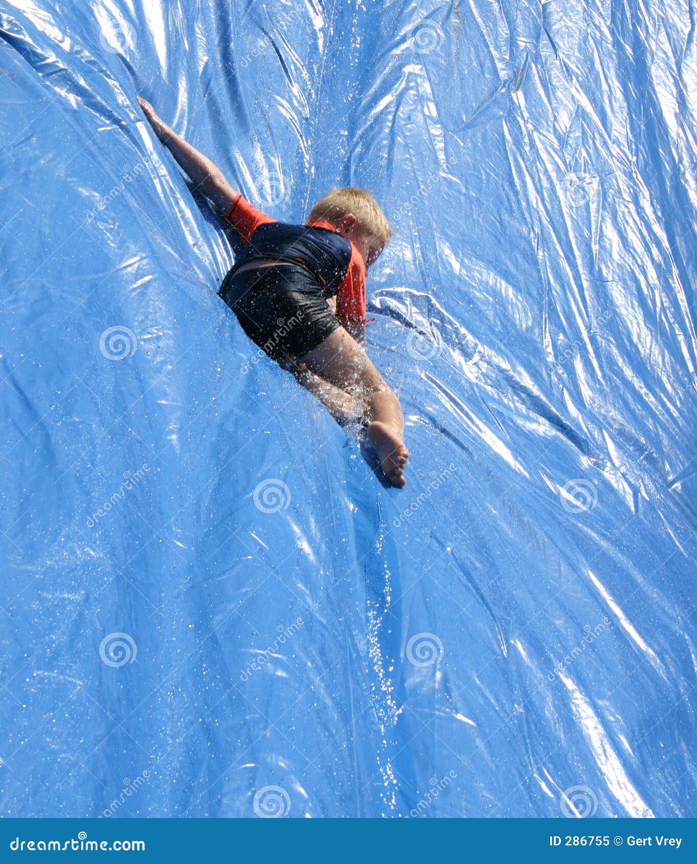 Sliding stock image. Image of summer, playful, child, colorful - 286755